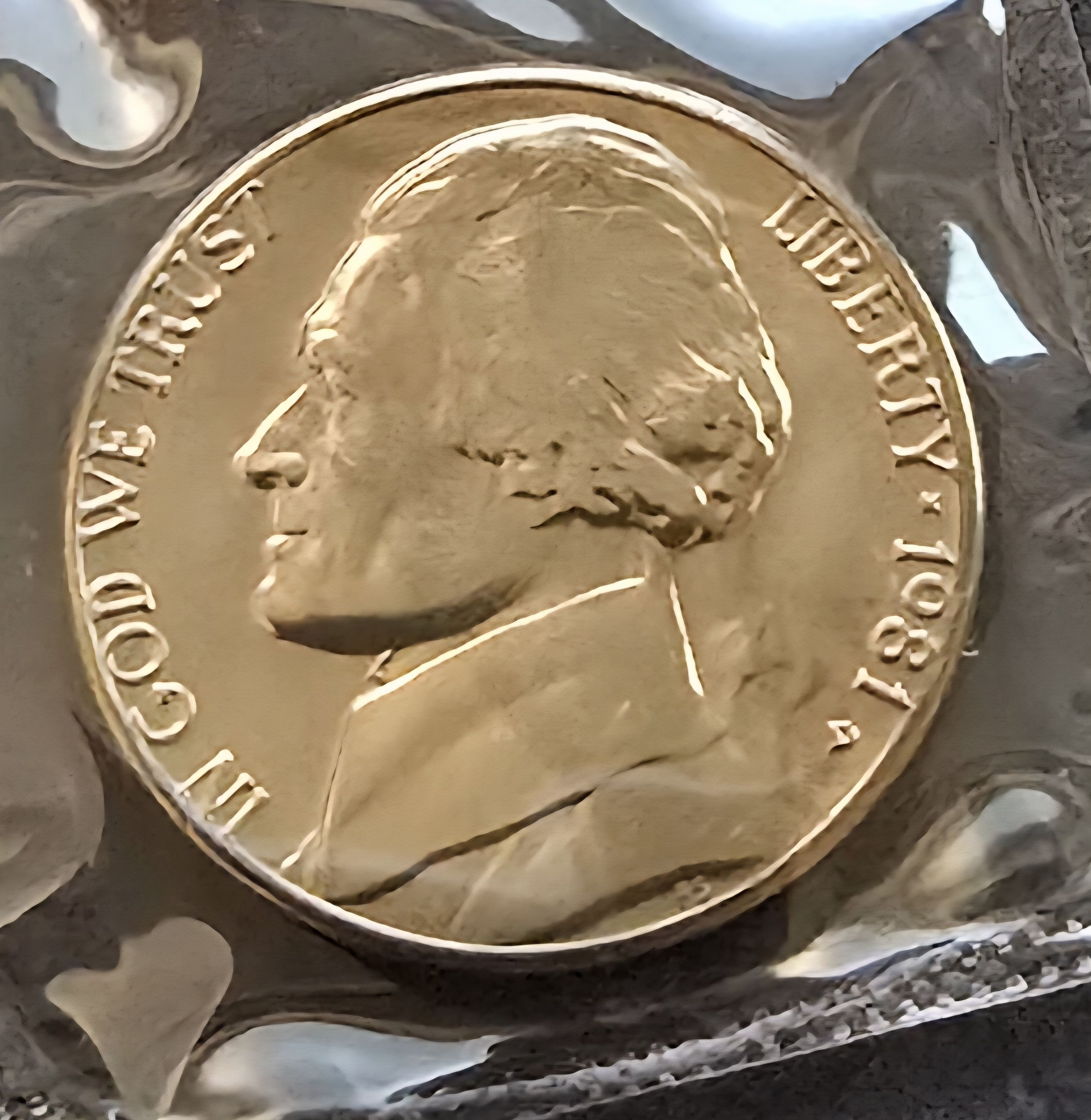 1981-D Jefferson Nickel - BU in Original Mint Cello (L4) - For Sale ...