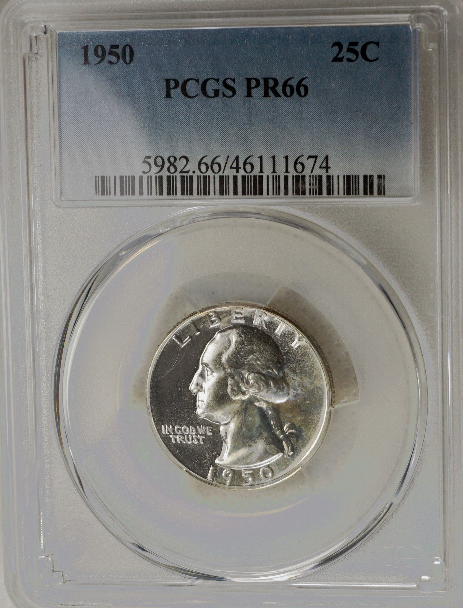 1950 Washington Quarter --- Proof - For Sale, Buy Now Online - Item #912342