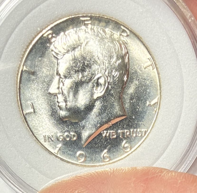 1966 SILVER KENNEDY UNC GEM PROOF CAMEO - Online Coin Auction - Item #912542