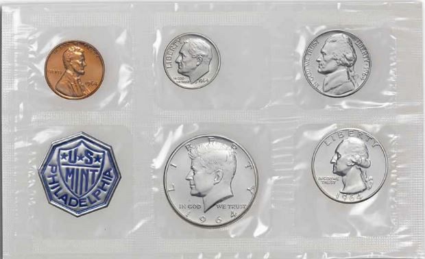 1964 US Treasury Department Philadelphia Proof Set #73 - For Sale, Buy ...