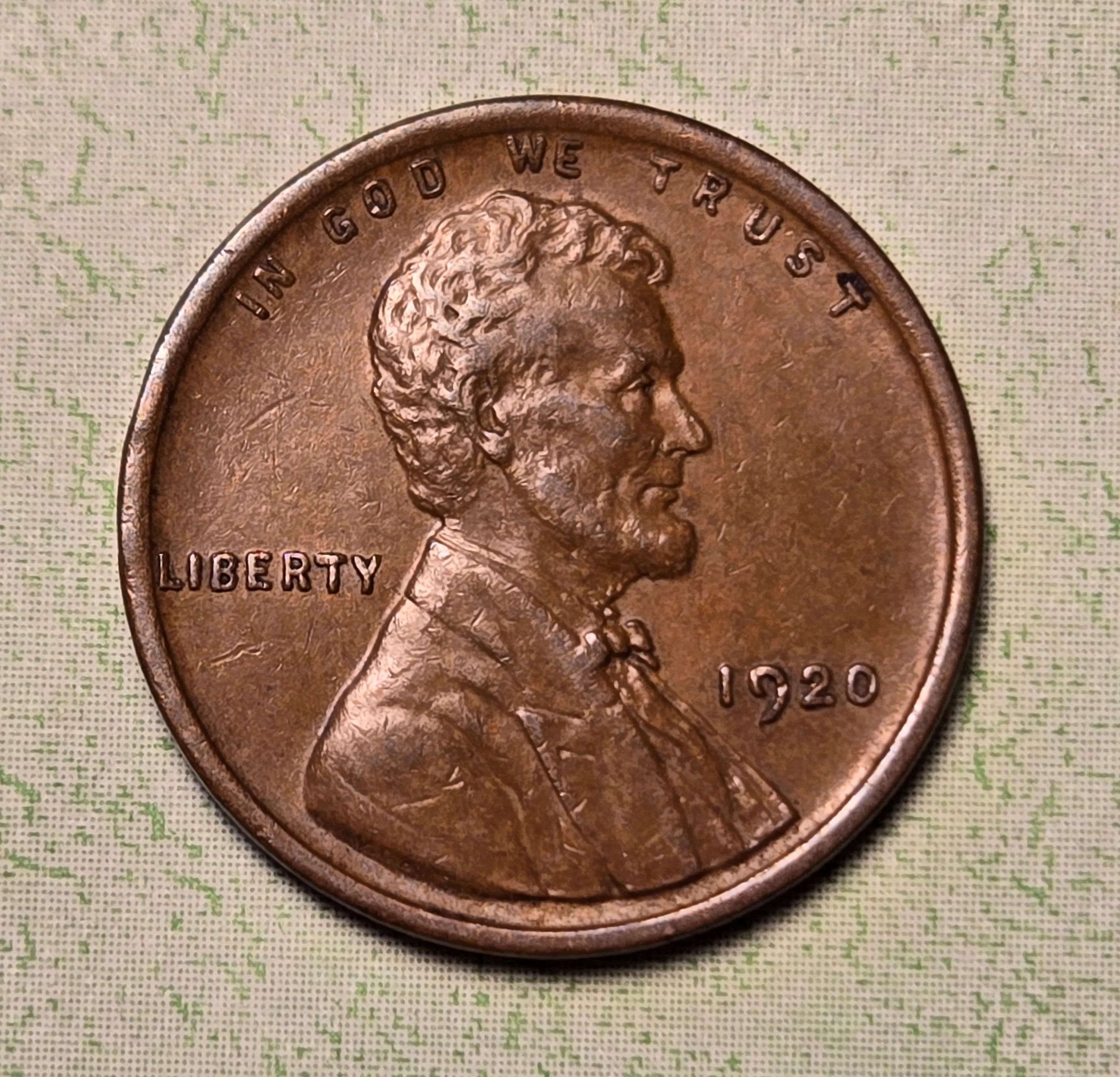 1920 Lincoln Cent Extra Fine-40 - For Sale, Buy Now Online - Item #912875