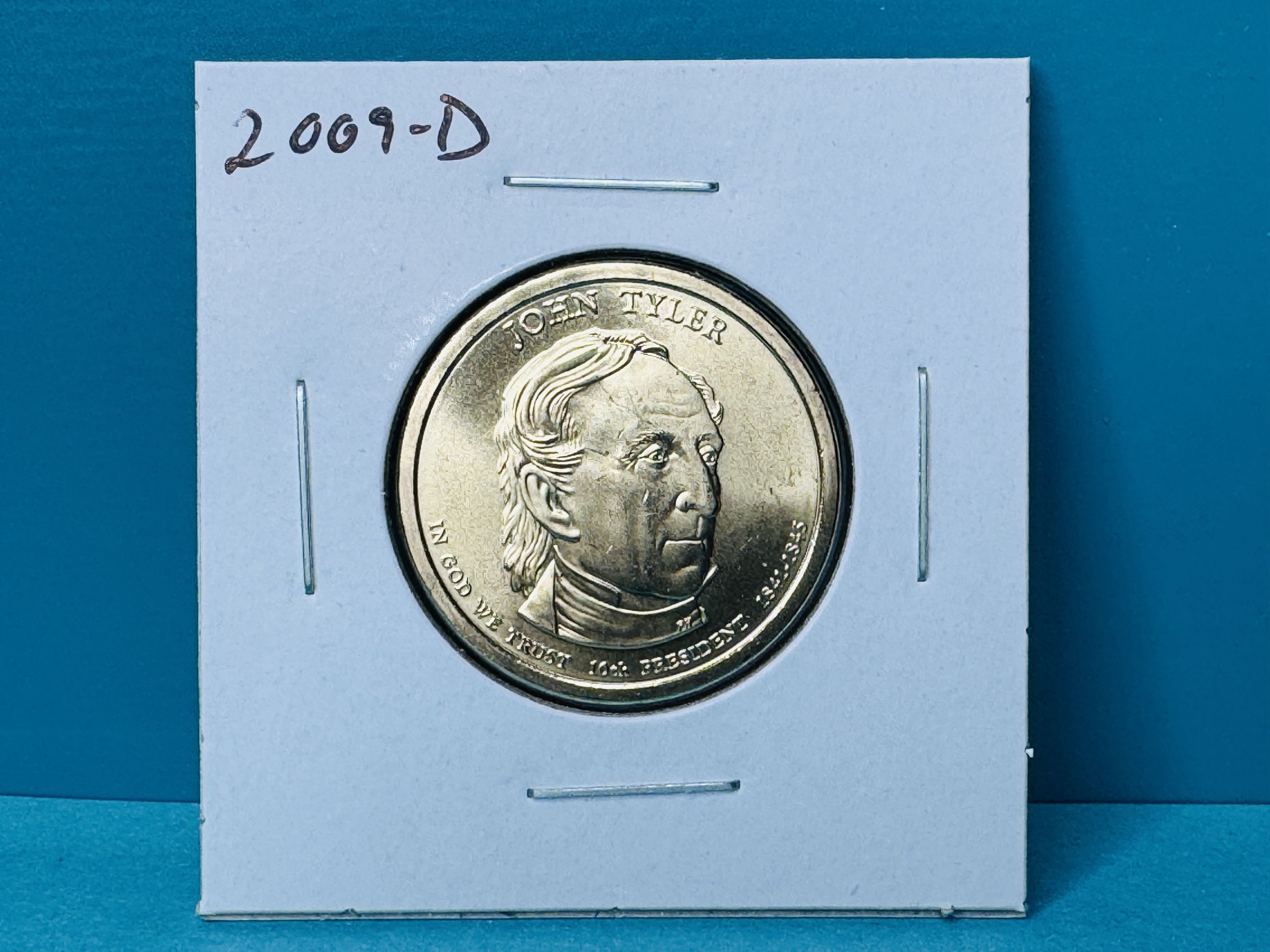 2009-D John Tyler Presidential Dollar - For Sale, Buy Now Online - Item ...