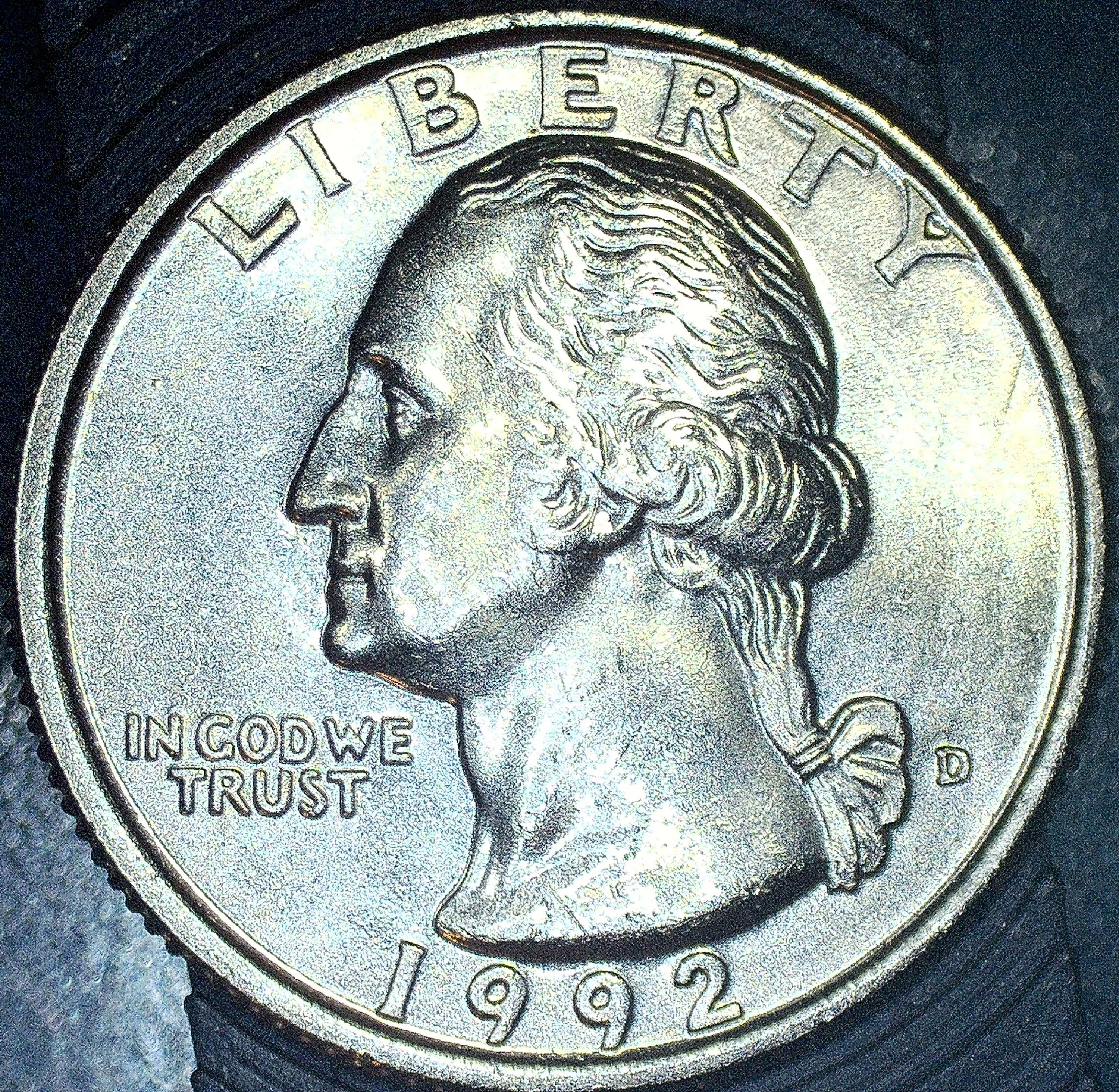 1992 D Washington Quarter BU or Better - For Sale, Buy Now Online ...
