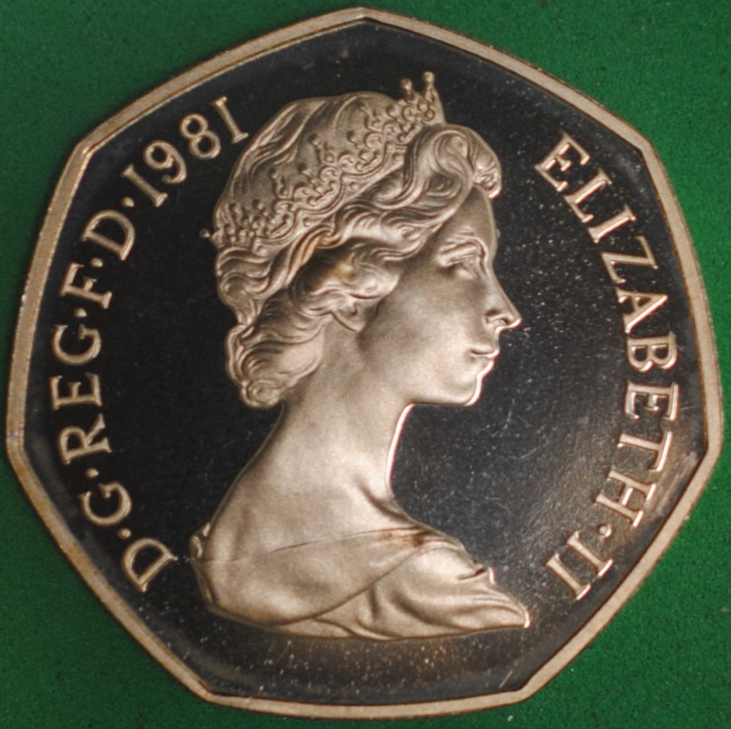 1981 Great Britain 50 New Pence Proof - For Sale, Buy Now Online - Item ...