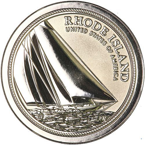 2022 S REVERSE PROOF AMERICAN INNOVATORS GOLDEN DOLLAR --RHODE ISLAND ...