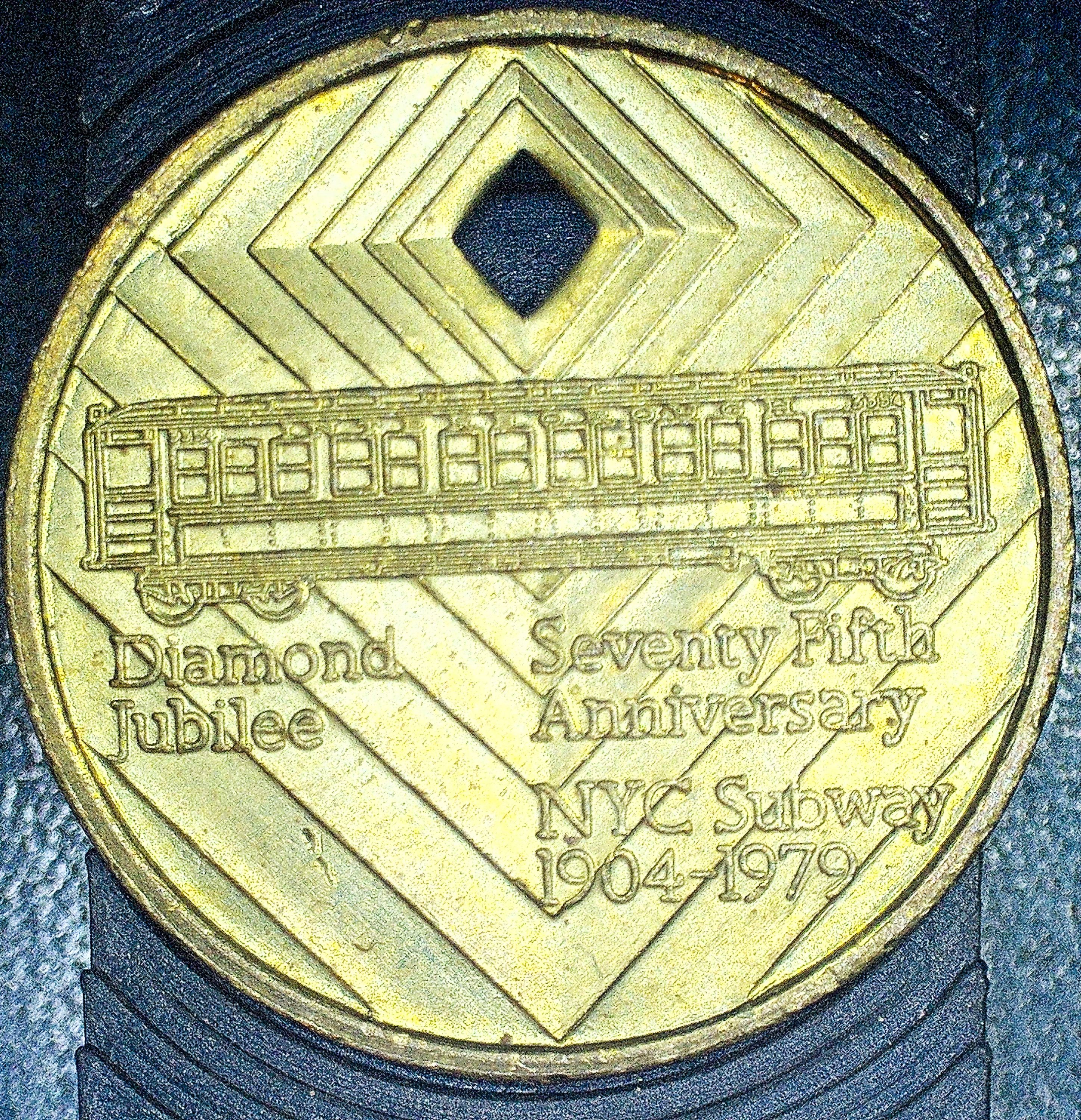 1979 NYC Transit Authority SUBWAY DIAMOND JUBILEE 75th ANNIVERSARY ...