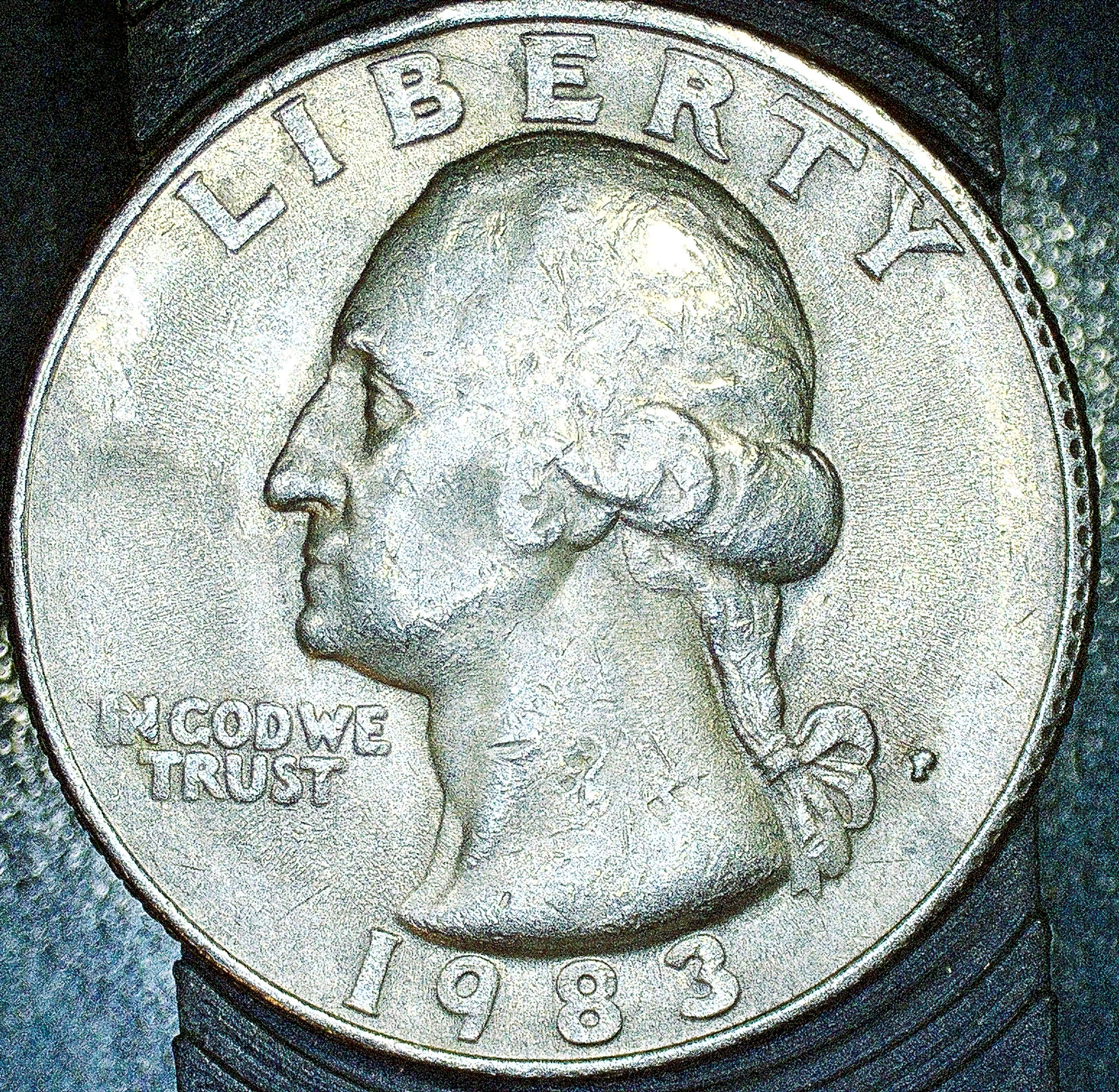 1983 P Washington Quarter VF/EF Reeding Error Obverse - For Sale, Buy ...