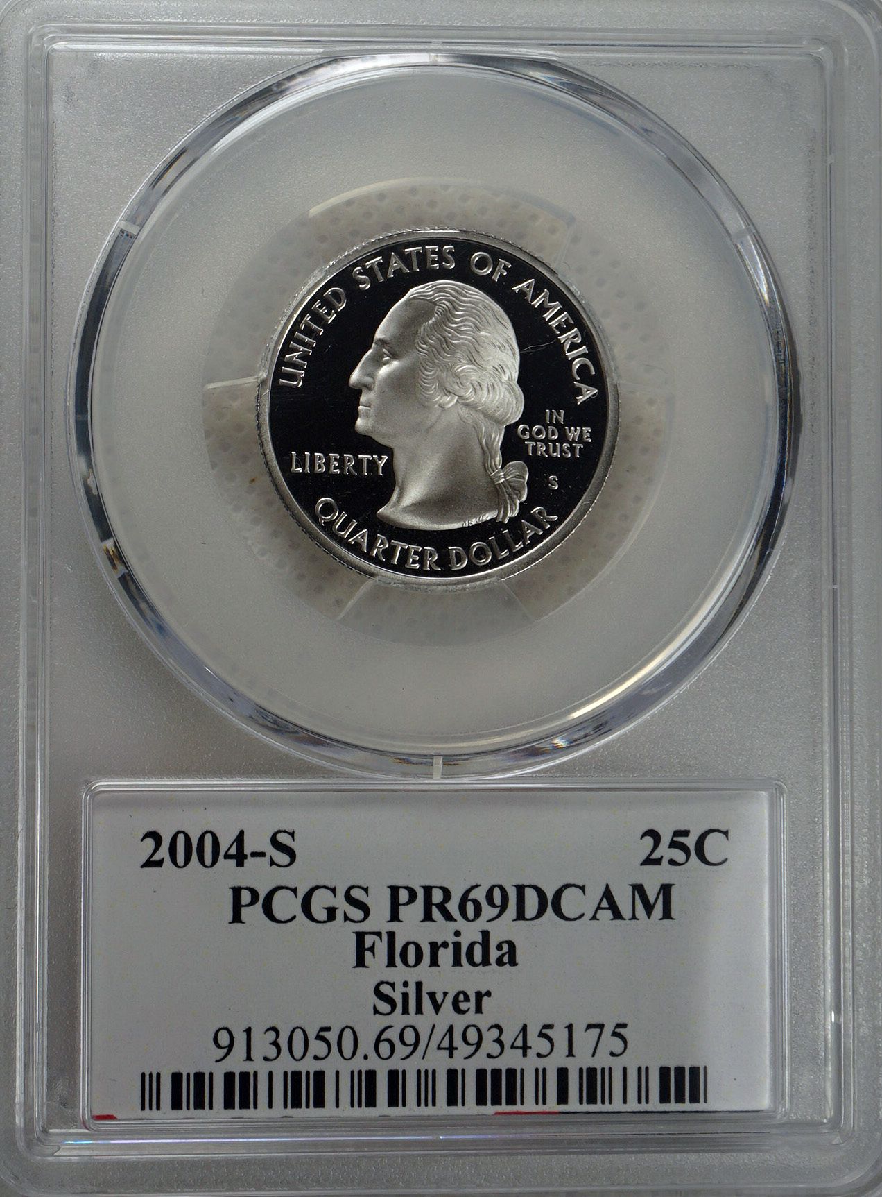 2004 S Florida State Quarter --- Silver Proof - For Sale, Buy Now ...