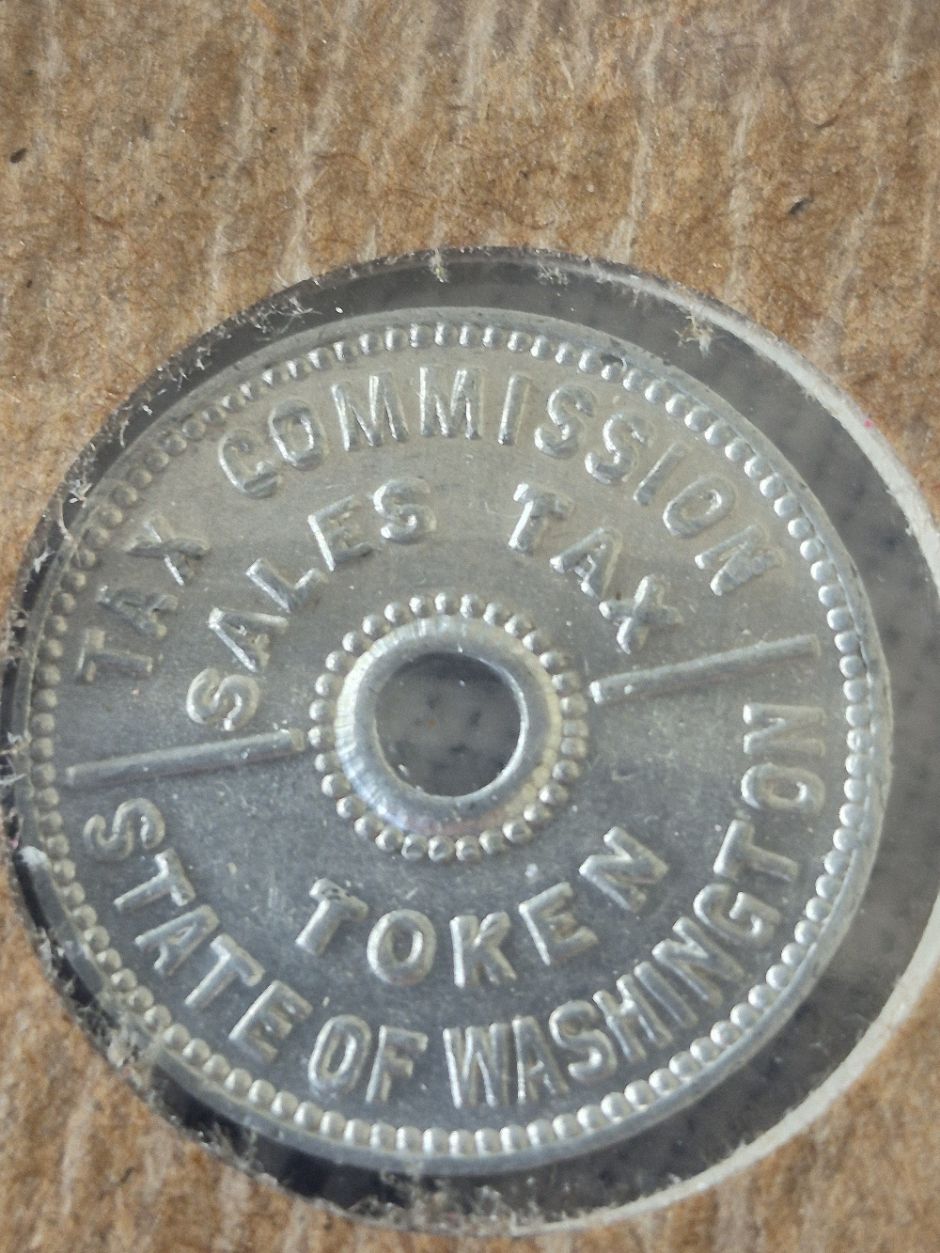 1930's Washington State Sales Tax Token - For Sale, Buy Now Online ...