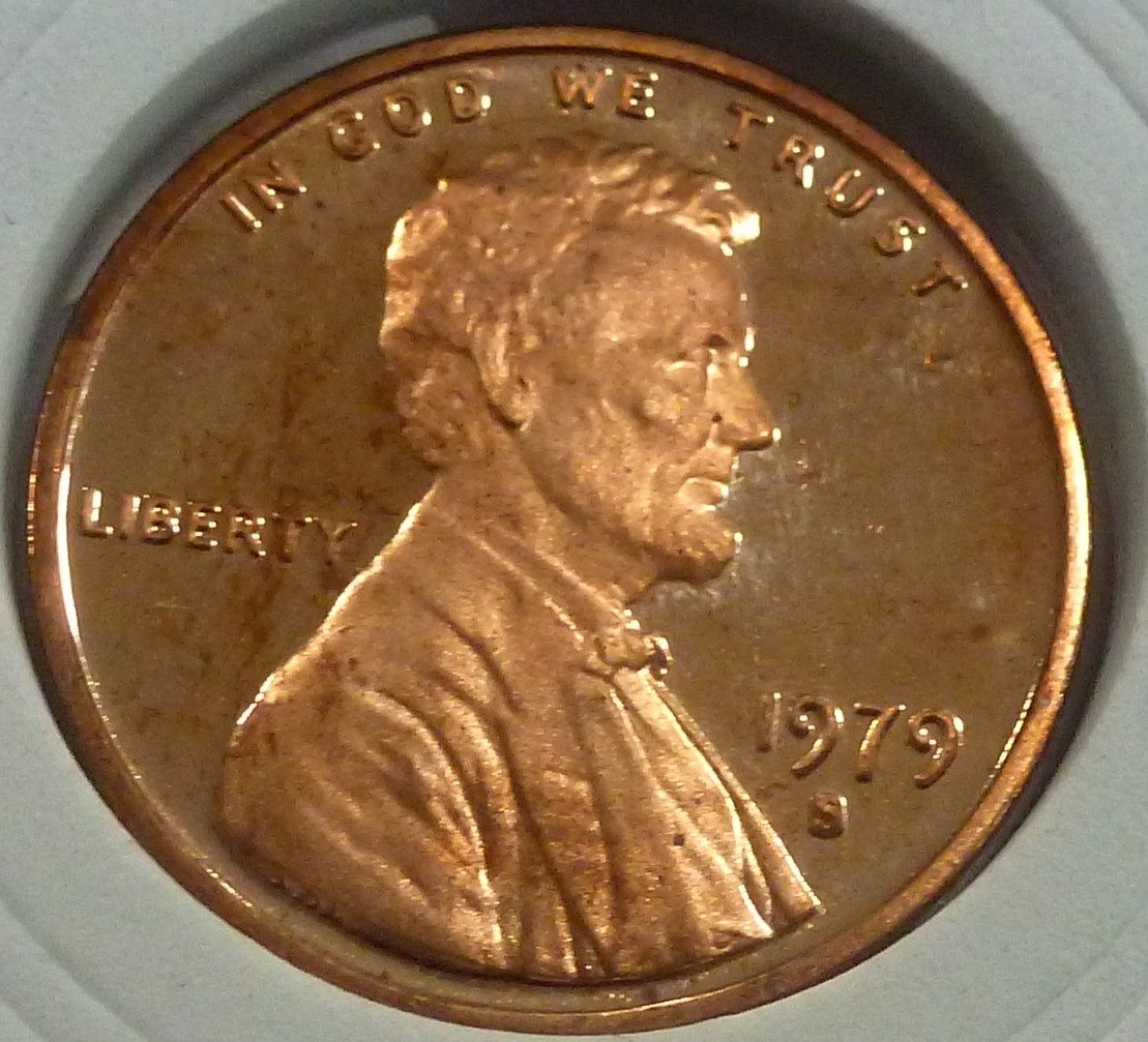 1979- S Proof Cent Memorial Lincoln Cent TYPE 1 FILLED S (MM-02) - For ...