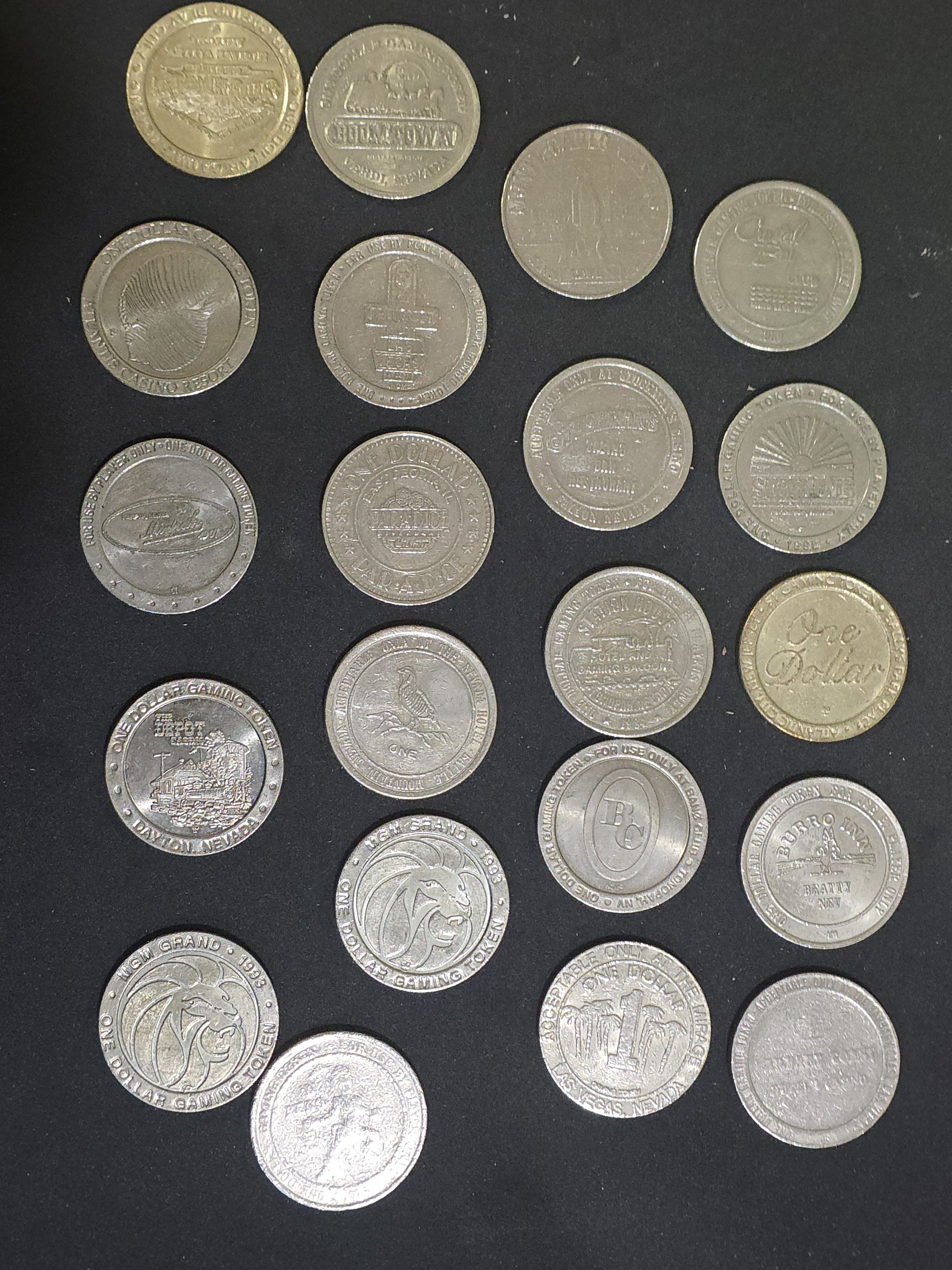 21 casino tokens - For Sale, Buy Now Online - Item #918614