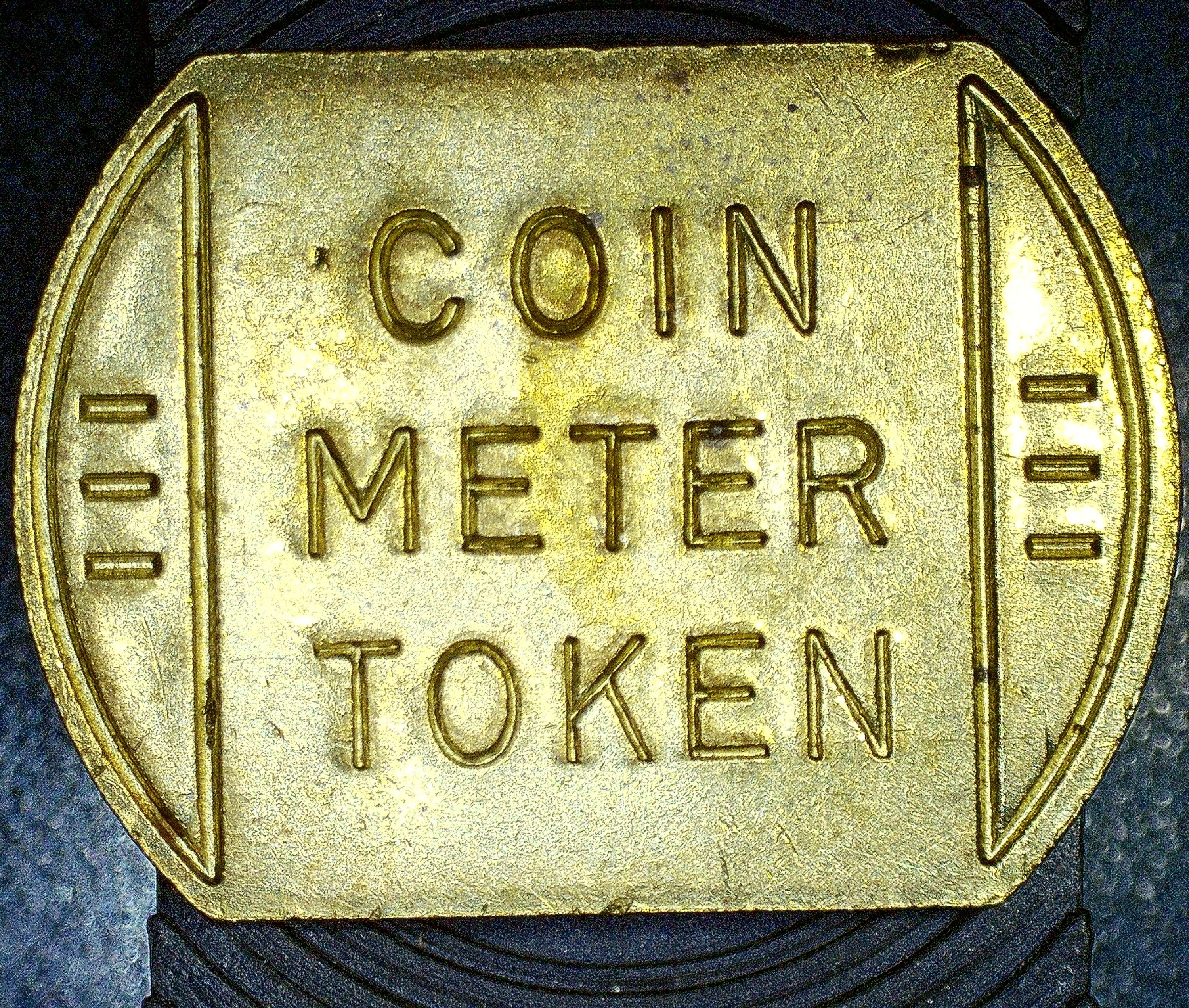 Coin Meter Token (for Greenwald Meter) Antique Parking Laundry Machine ...