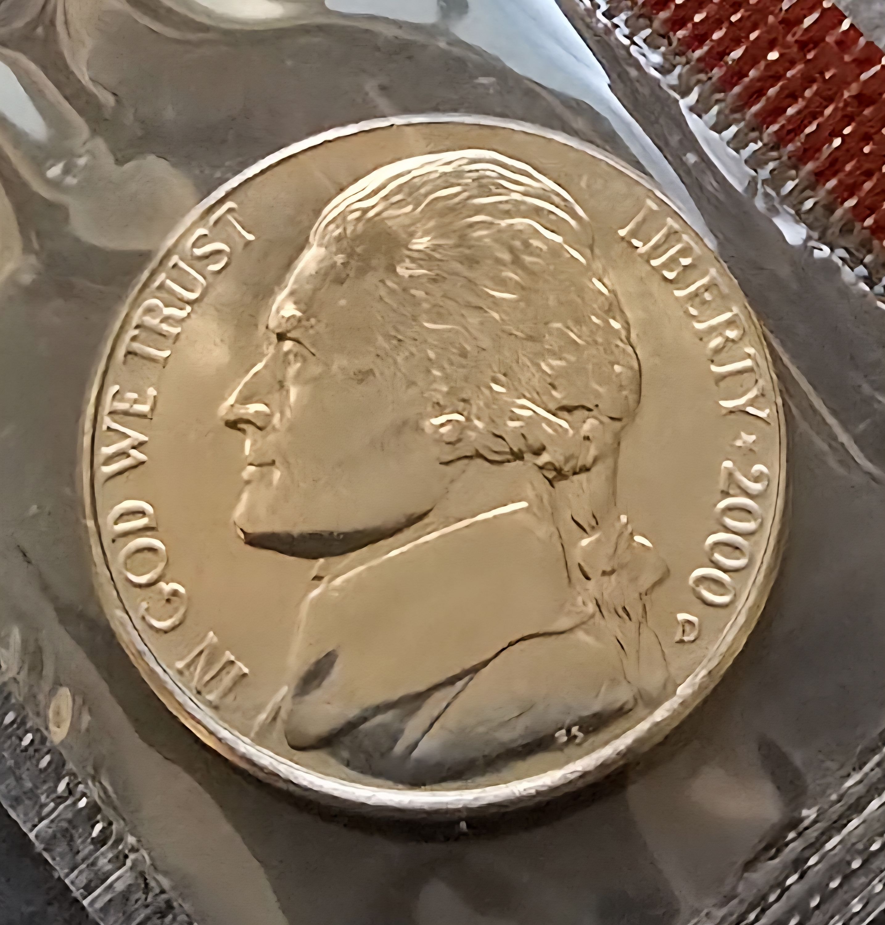 2000-D Jefferson Nickel - BU in Original Mint Cello (M17) - For Sale ...