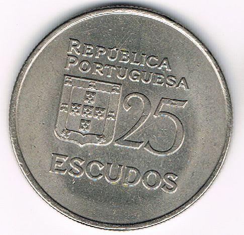 25 Escudos, Portugal, 1983 - For Sale, Buy Now Online - Item #919542