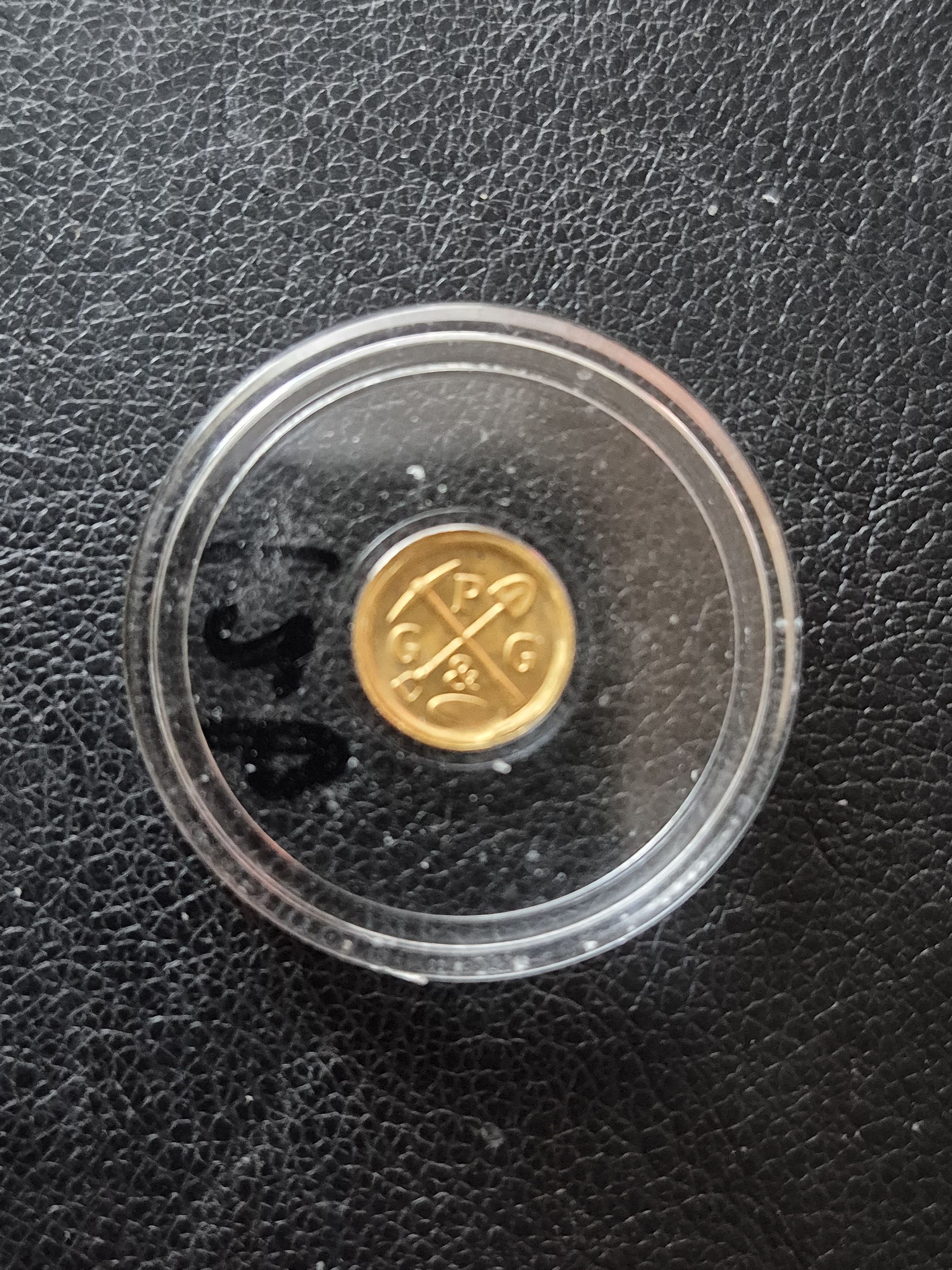 1 GRAM .999 GOLD ROUND BULLION PG&G - For Sale, Buy Now Online - Item ...