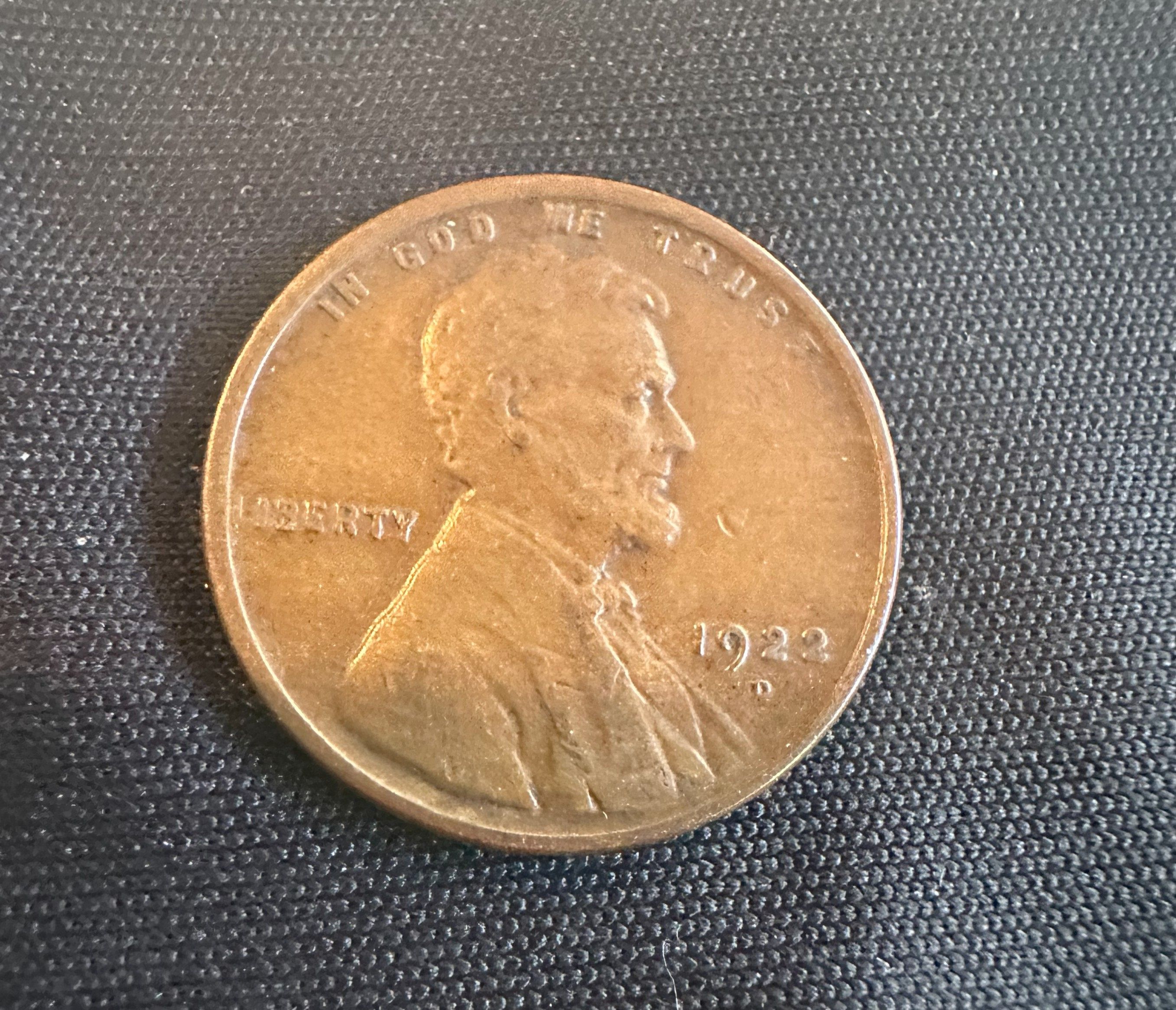 1922 weak D mint mark Lincoln head wheat penny - For Sale, Buy Now ...