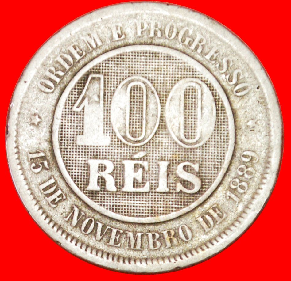21 STARS 1889: BRAZIL ★ 100 REIS 1896! - For Sale, Buy Now Online ...