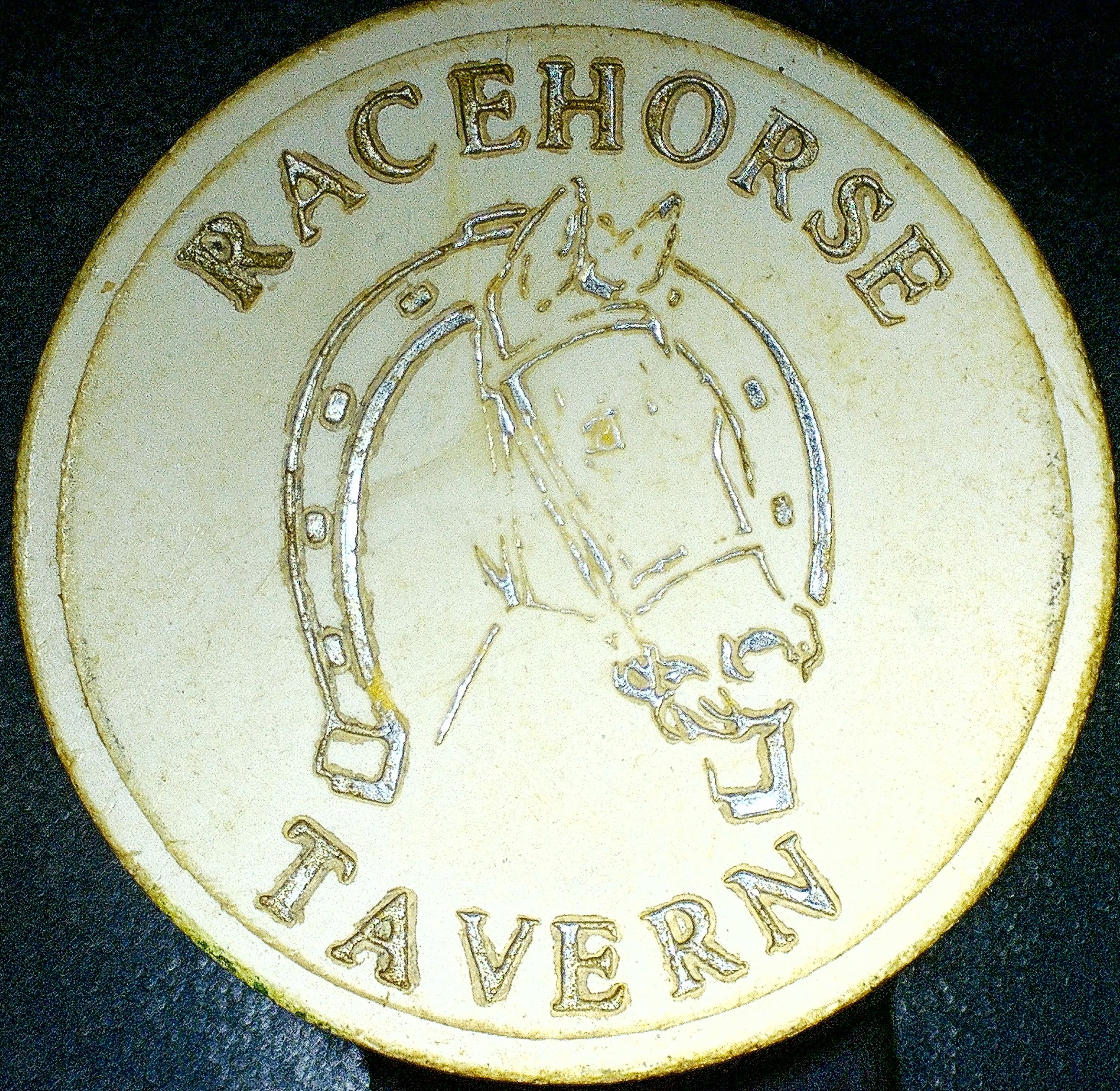 Vintage Racehorse Tavern, PA GF One Drink Token - For Sale, Buy Now ...