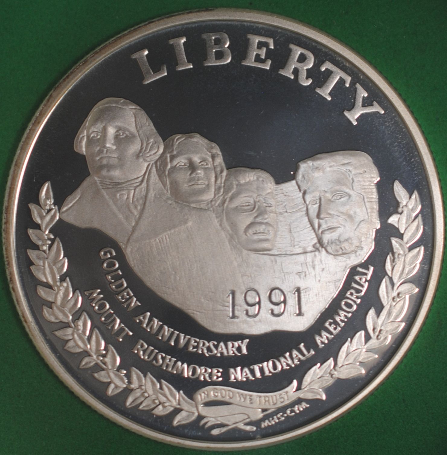 1991 Mt. Rushmore 2 Coin Proof Set - For Sale, Buy Now Online - Item ...
