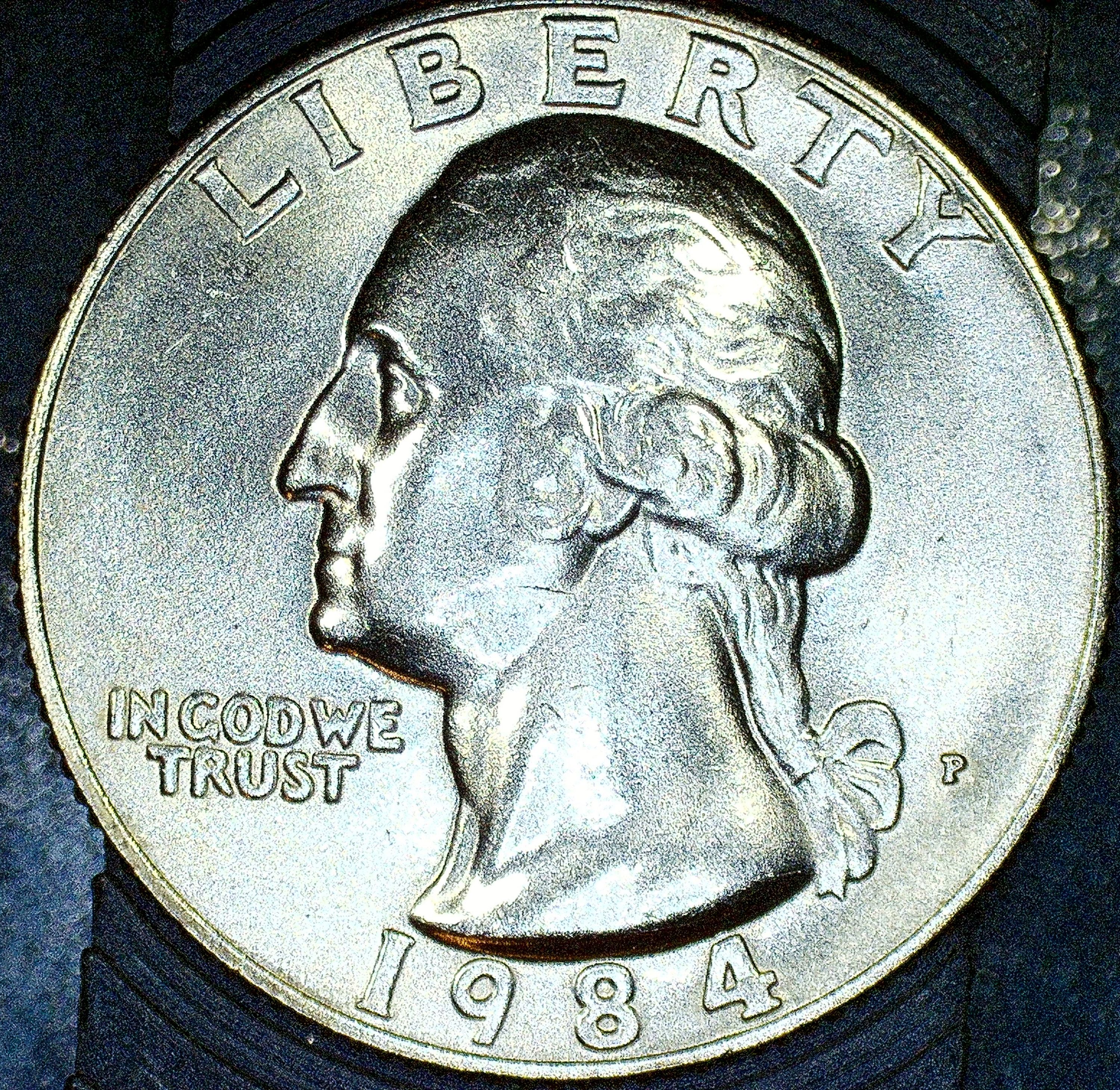 1984 P Washington Quarter BU or Better - For Sale, Buy Now Online ...