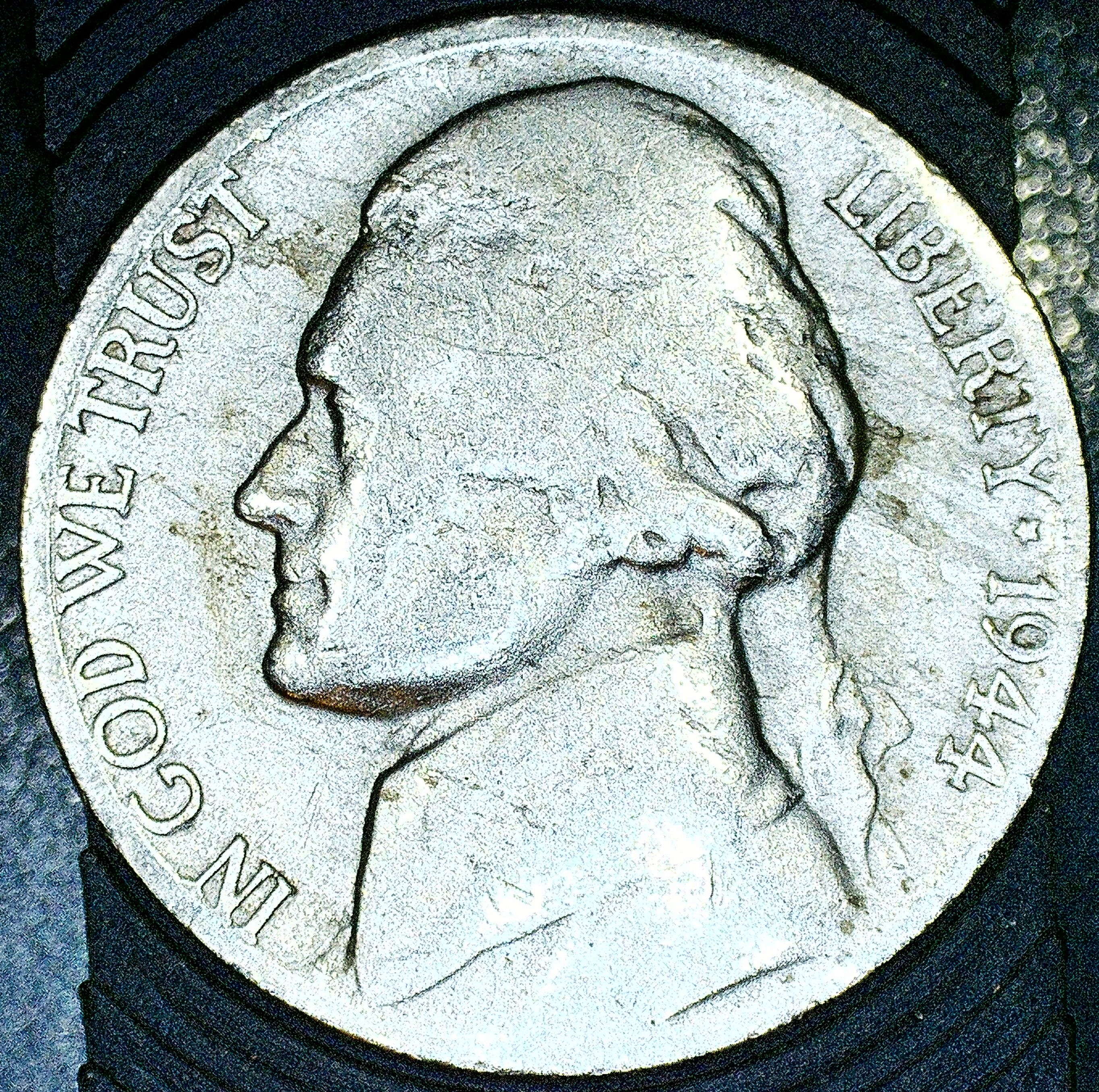1944 D Jefferson Nickel Strike Throughs and Lamination Errors - For ...