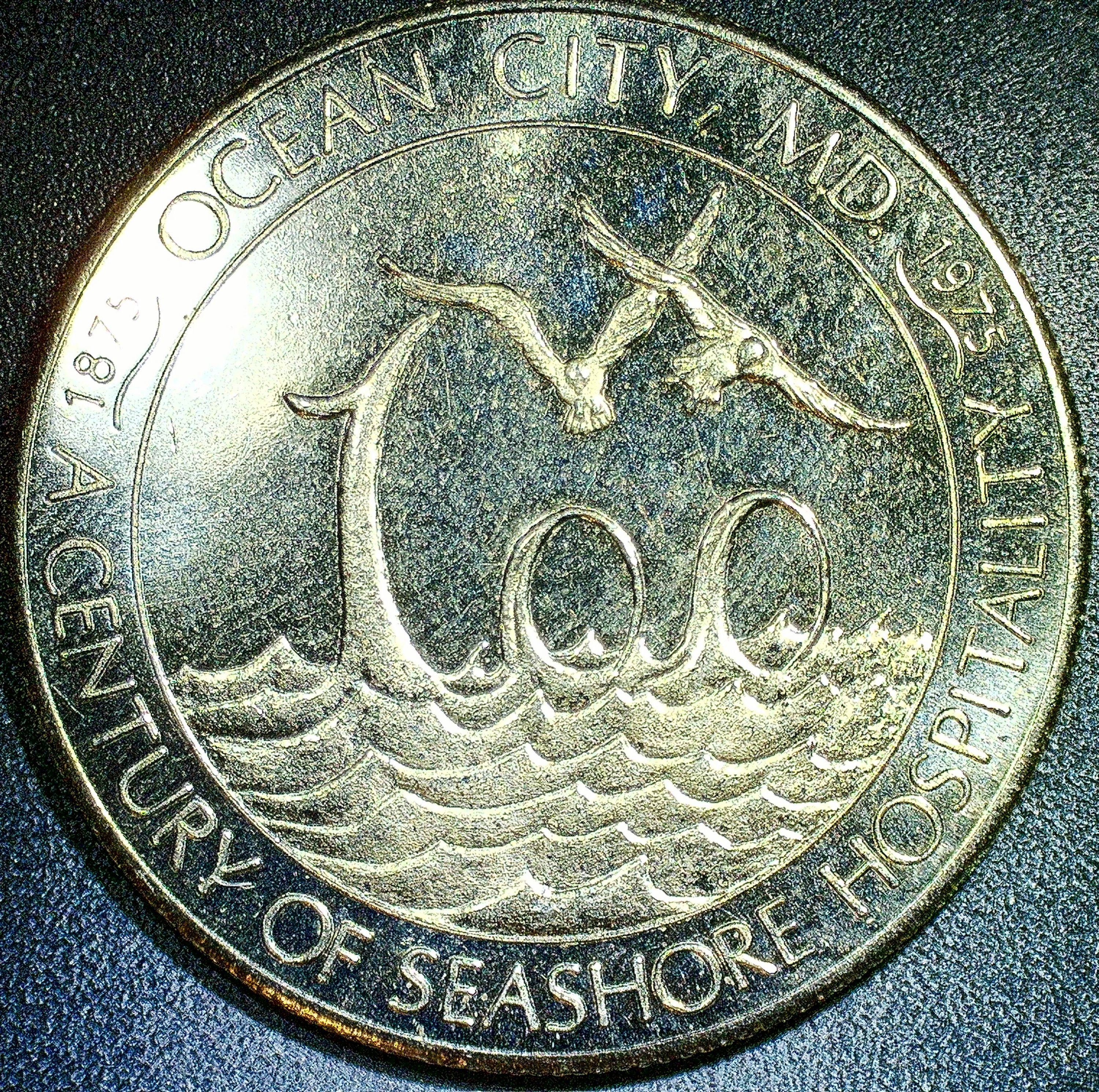 Ocean City Maryland Century of Seashore Coin 1875 1975 Toke Medal - For ...