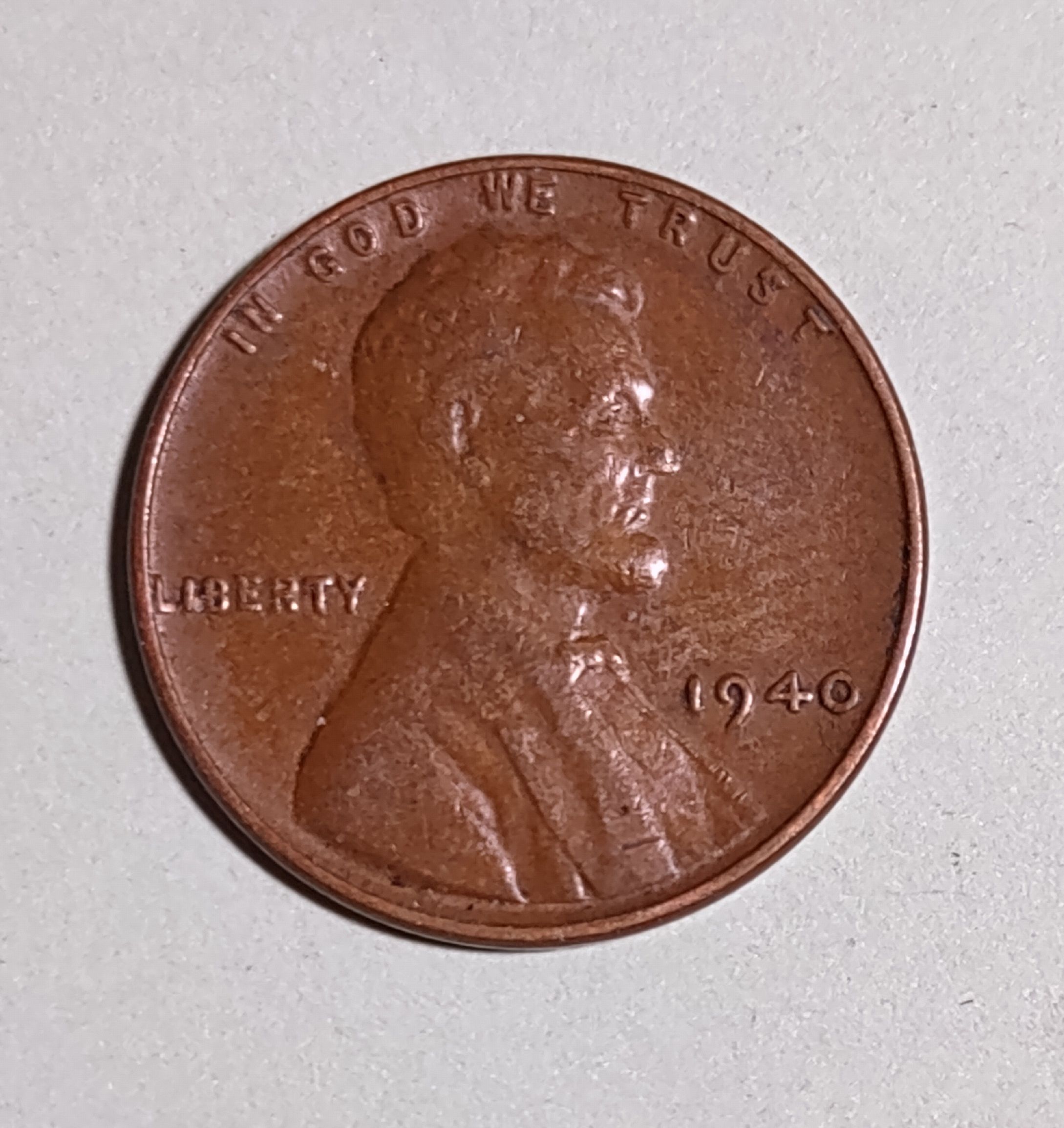 1940 P Lincoln Wheat Cent - For Sale, Buy Now Online - Item #927244