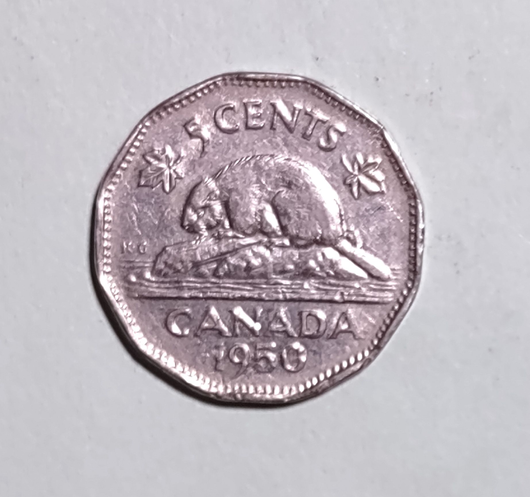 1950 Canadian nickel - For Sale, Buy Now Online - Item #928795