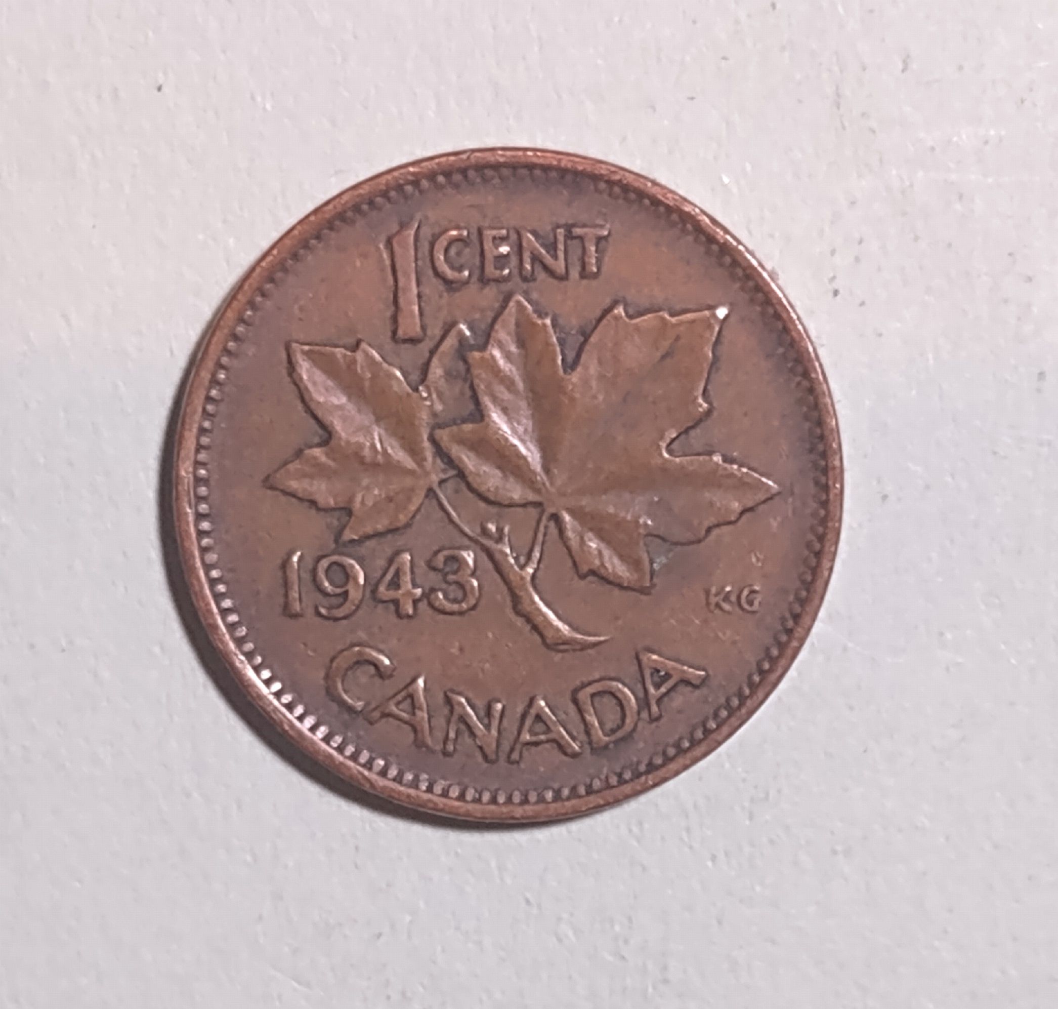 1943 Canadian Penny - For Sale, Buy Now Online - Item #928852