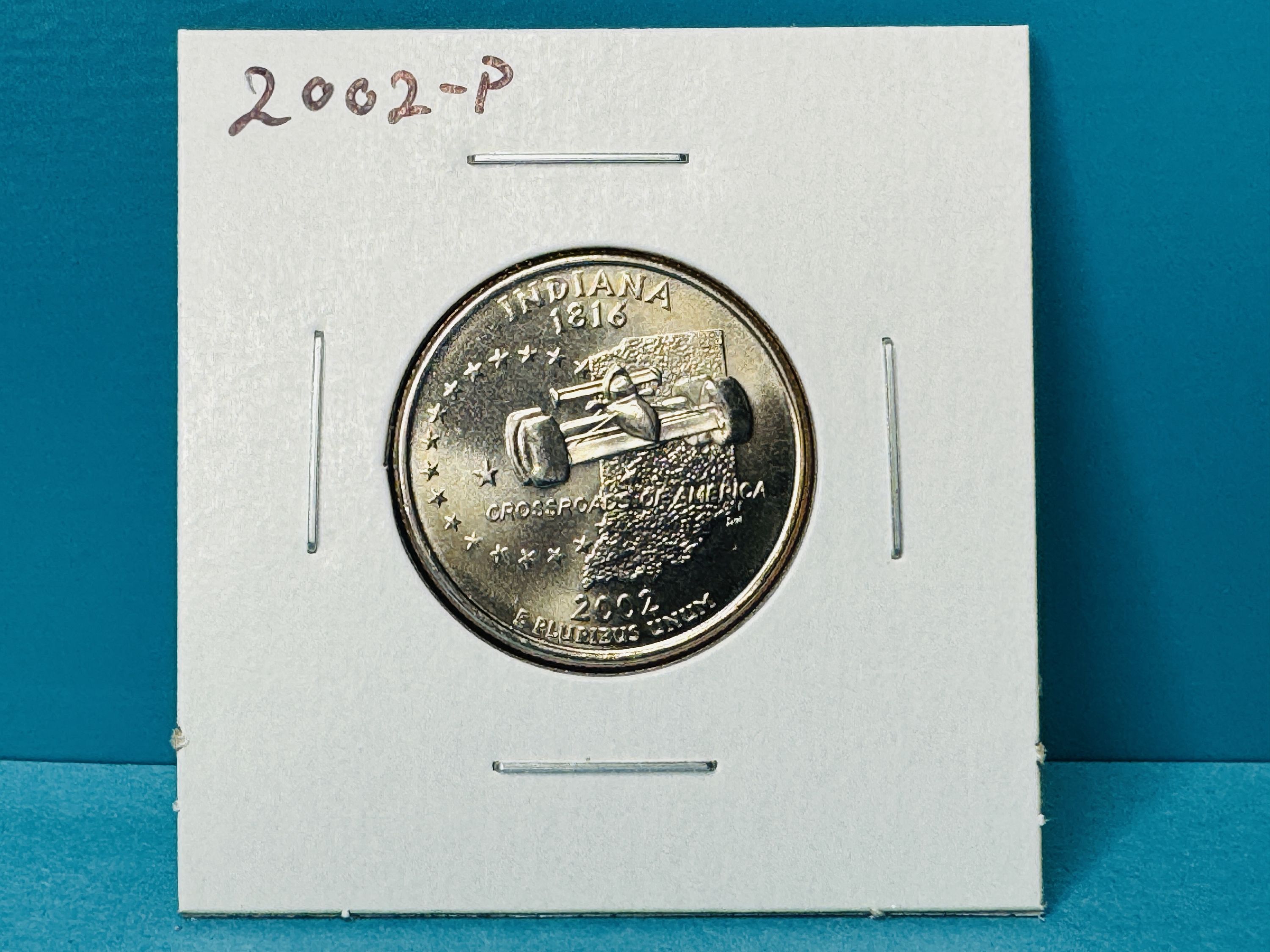 2002-P Indiana 50 State Quarter - For Sale, Buy Now Online - Item #930288