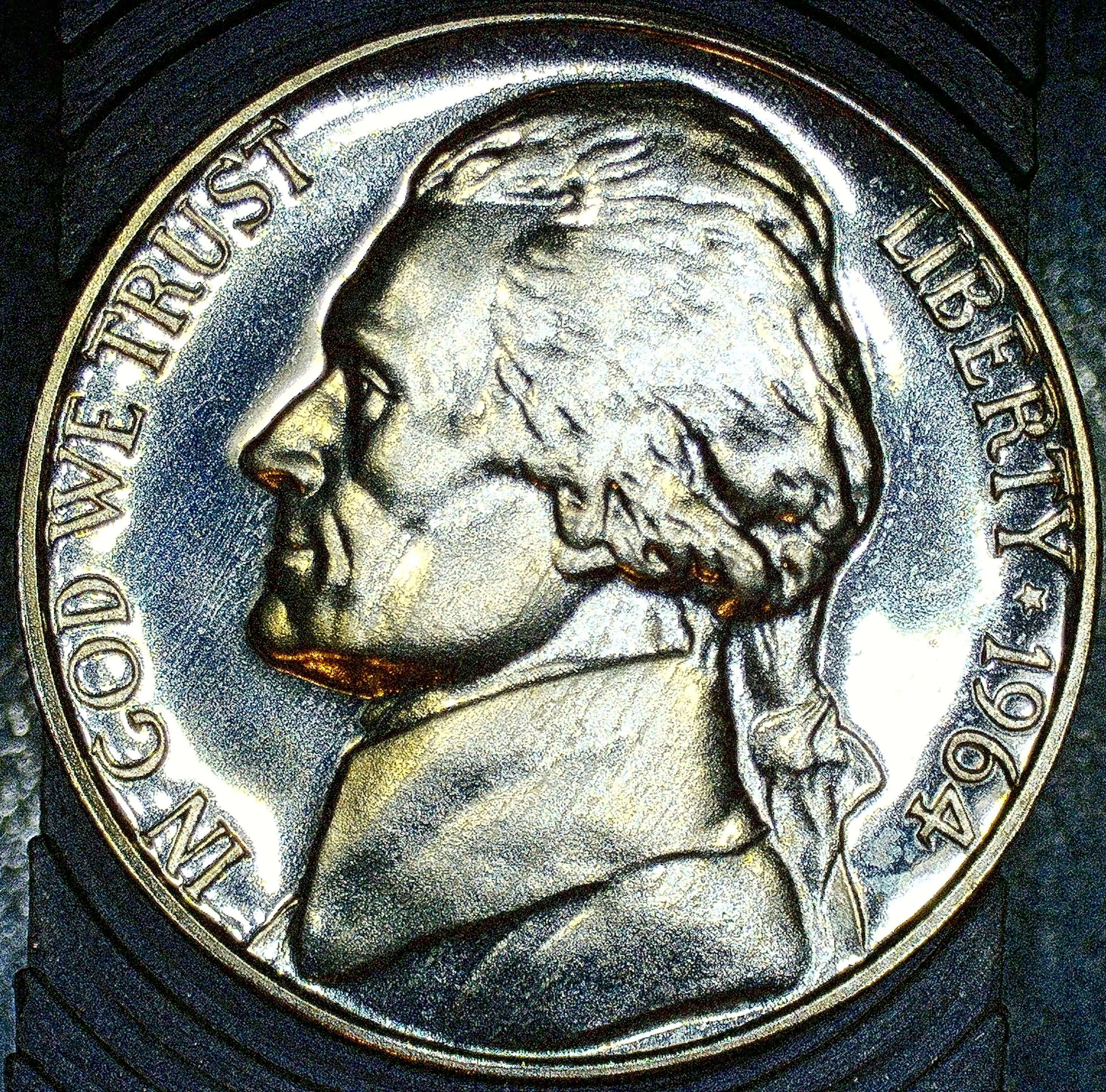 1964 Proof Jefferson Nickel - For Sale, Buy Now Online - Item #931753