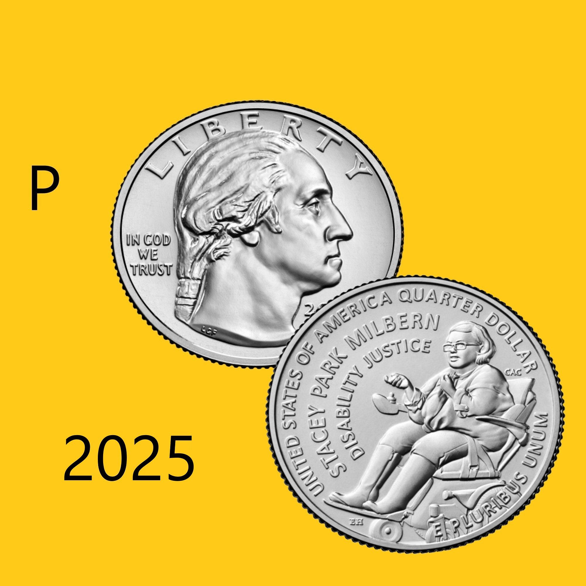 2025 P (1 Coins) American Women Quarters - Stacey Park Milbern (BU ...