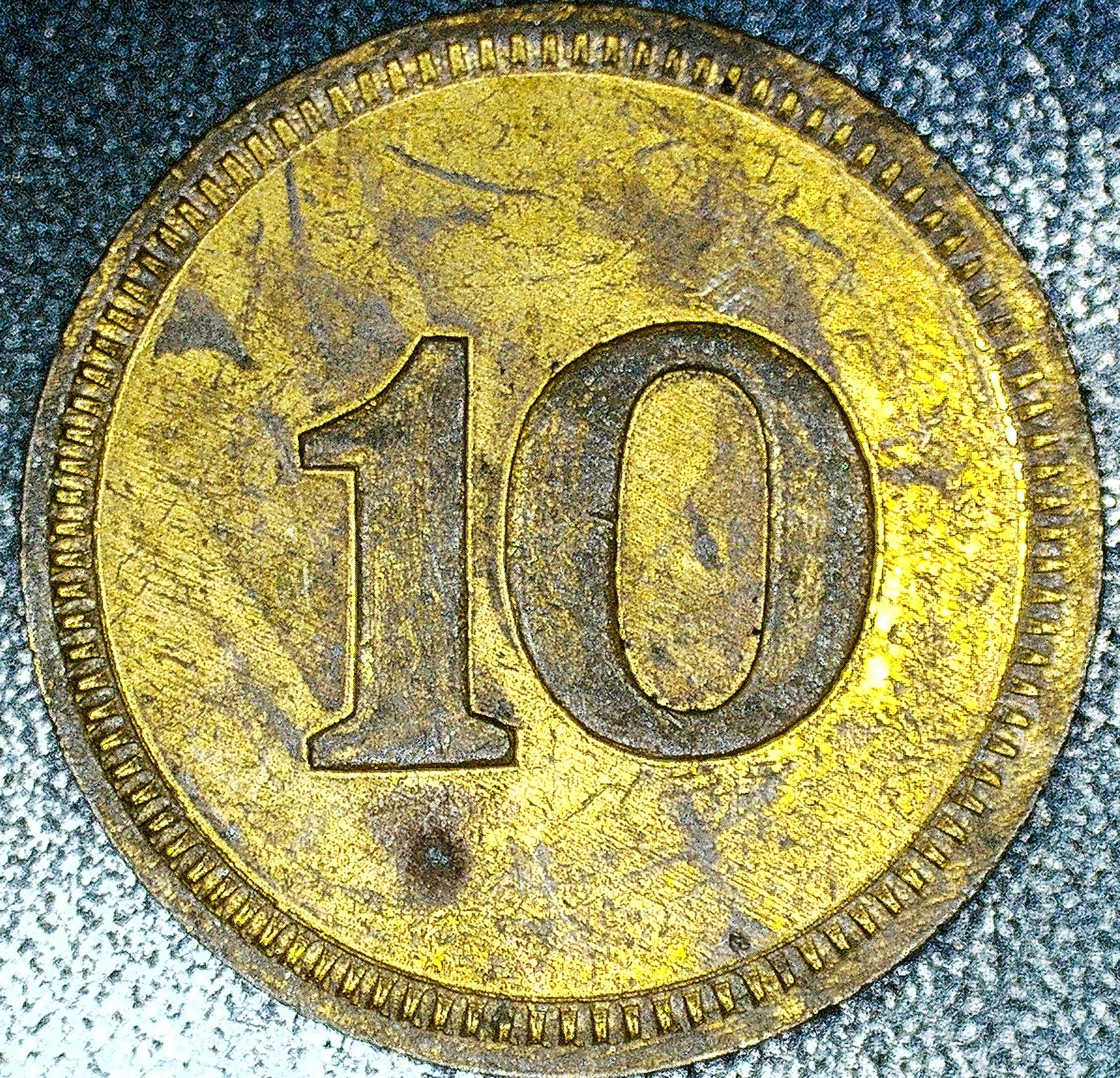 Pre 1948 Germania, Token, 10 Pfennig - For Sale, Buy Now Online - Item ...