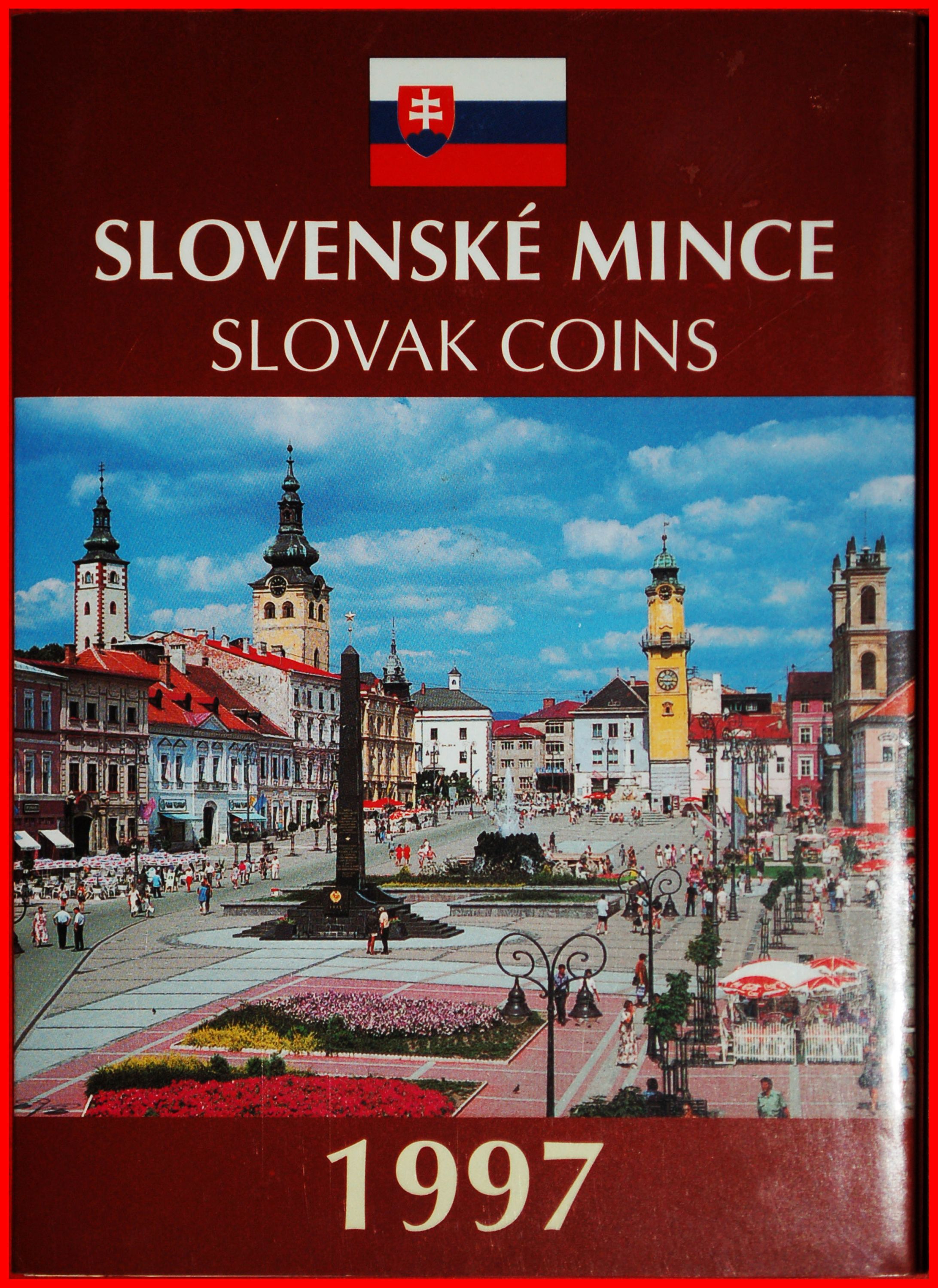 RARITY: SLOVAKIA ★ SET 10-20-50 HELLERS 1-2-5-10 CROWNS 1997 JUST ...