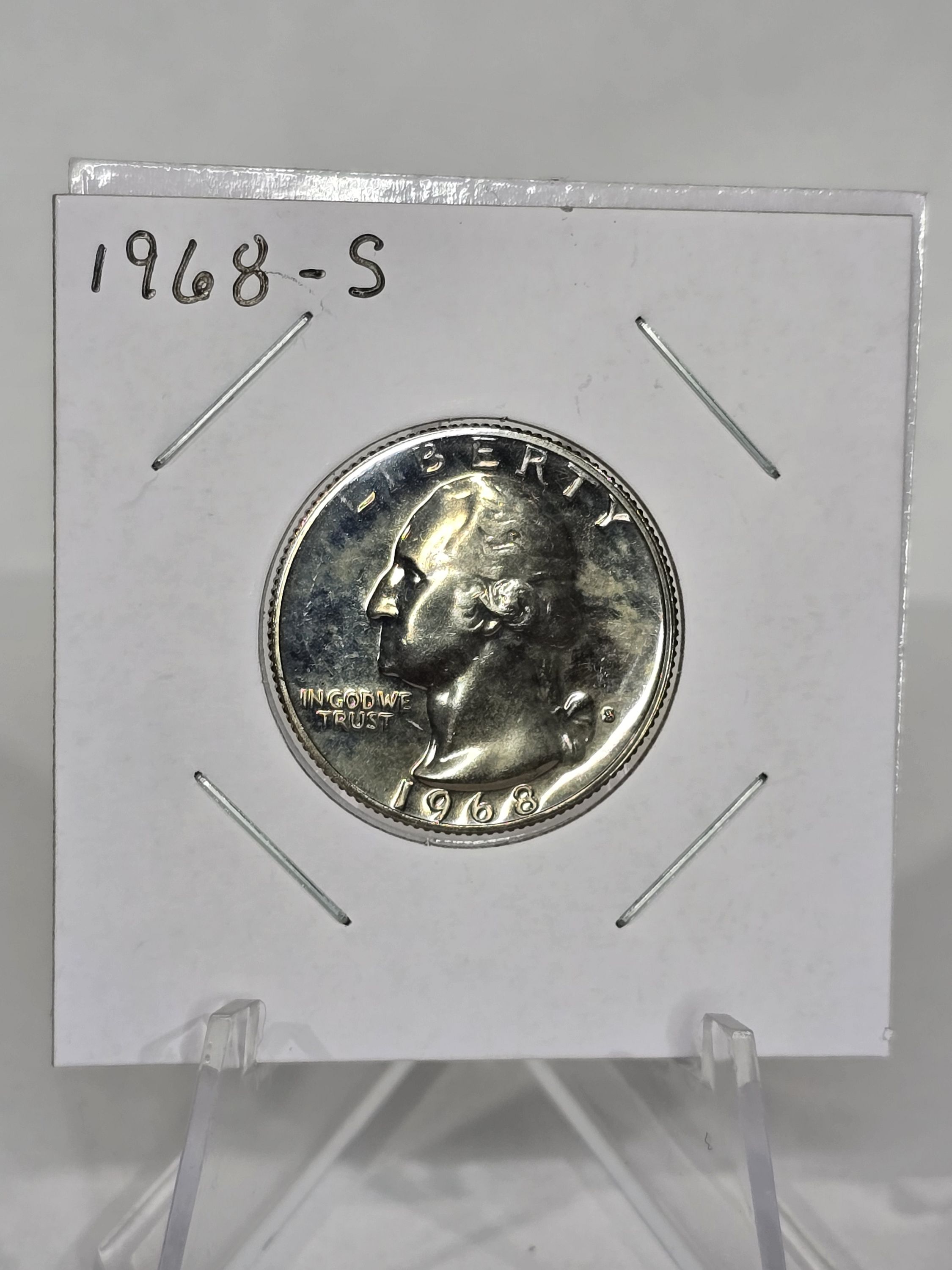 1968 S Proof Clad Washington Quarter - For Sale, Buy Now Online - Item ...