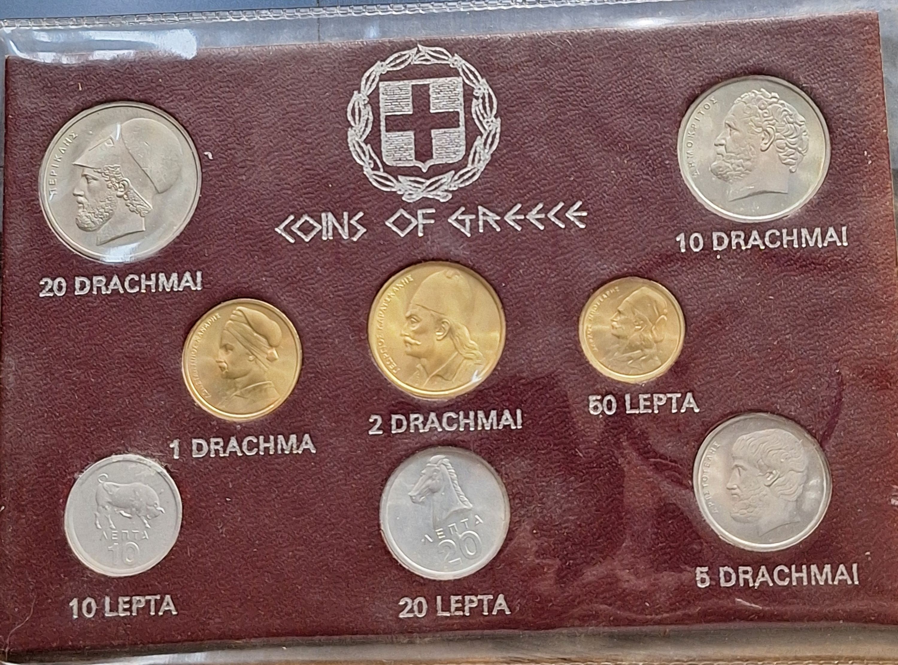 1976 Coins of Greece Set - For Sale, Buy Now Online - Item #936205