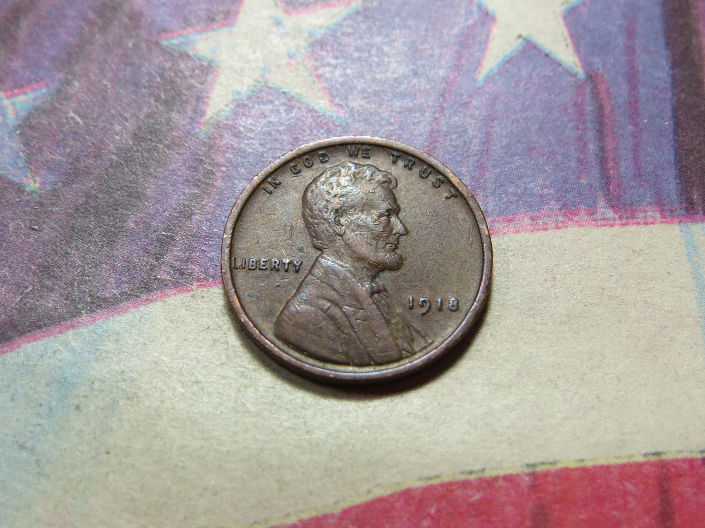 1918-P LINCOLN WHEAT CENT - WORLD WAR 1 ERA - LOT J353 - For Sale, Buy ...