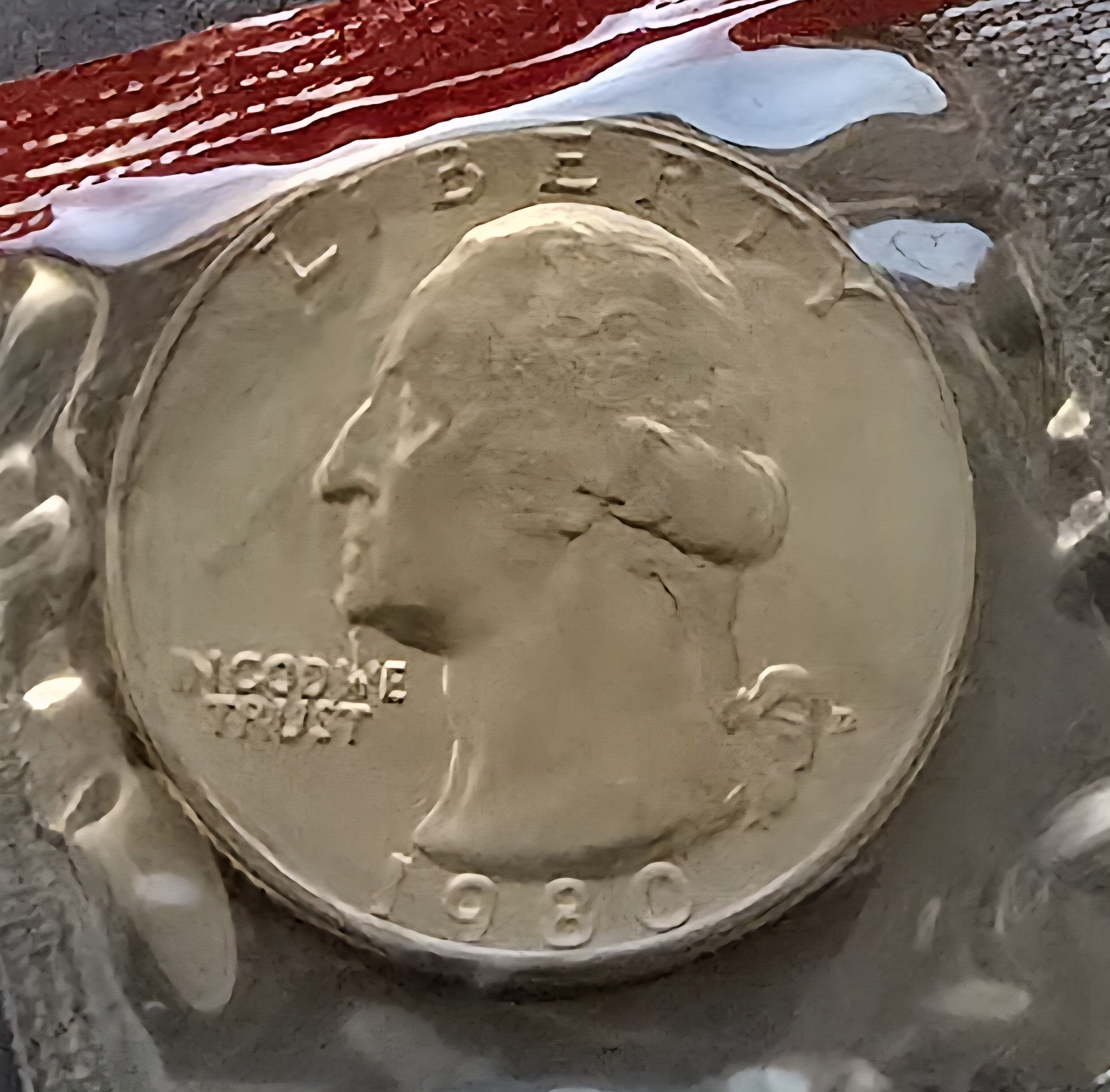 1980-D Washington Quarter - BU in Original Mint Cello (N14) - For Sale ...