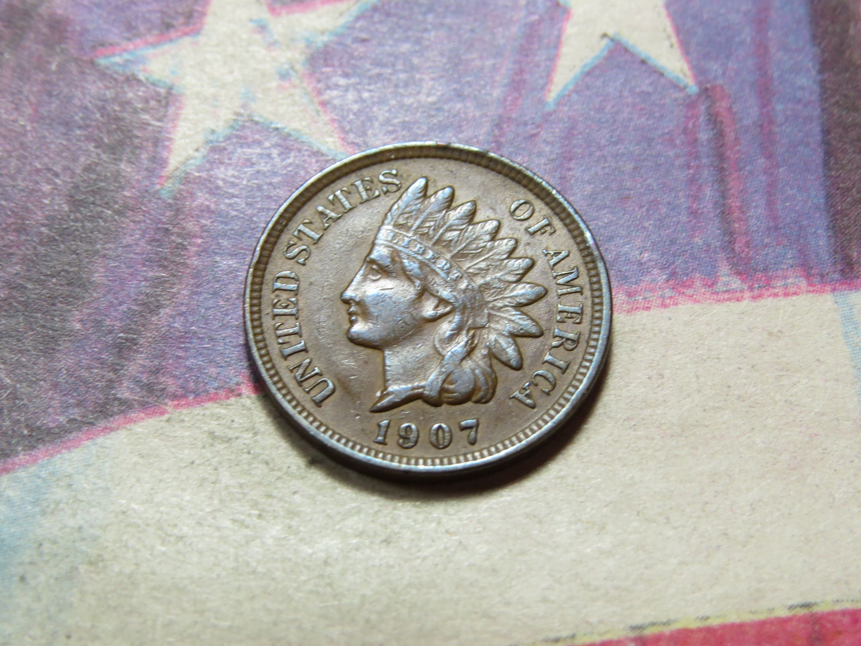 1907 INDIAN HEAD CENT ~ (FULL LIBERTY) COMB SHIP ~ LOT A239* - For Sale ...