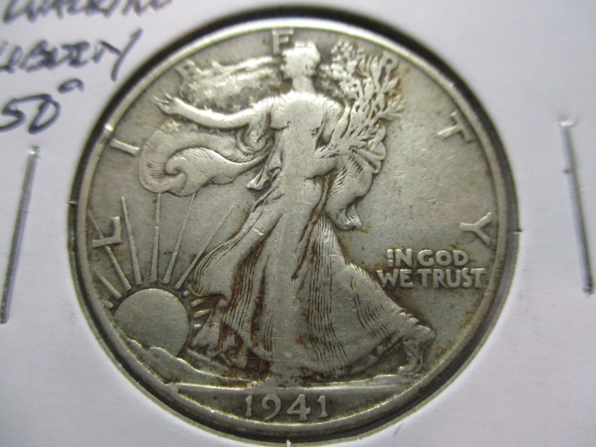 1941-D VF30 Walking Liberty Half Dollar. Item: 50 W41D-19. - For Sale ...