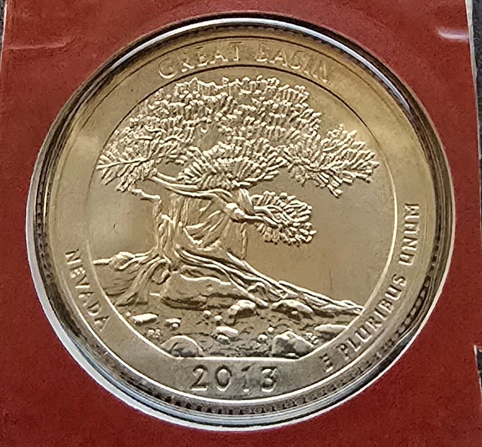 2013-D Great Basin Quarter - BU in Original Mint Cello (N31) - For Sale ...