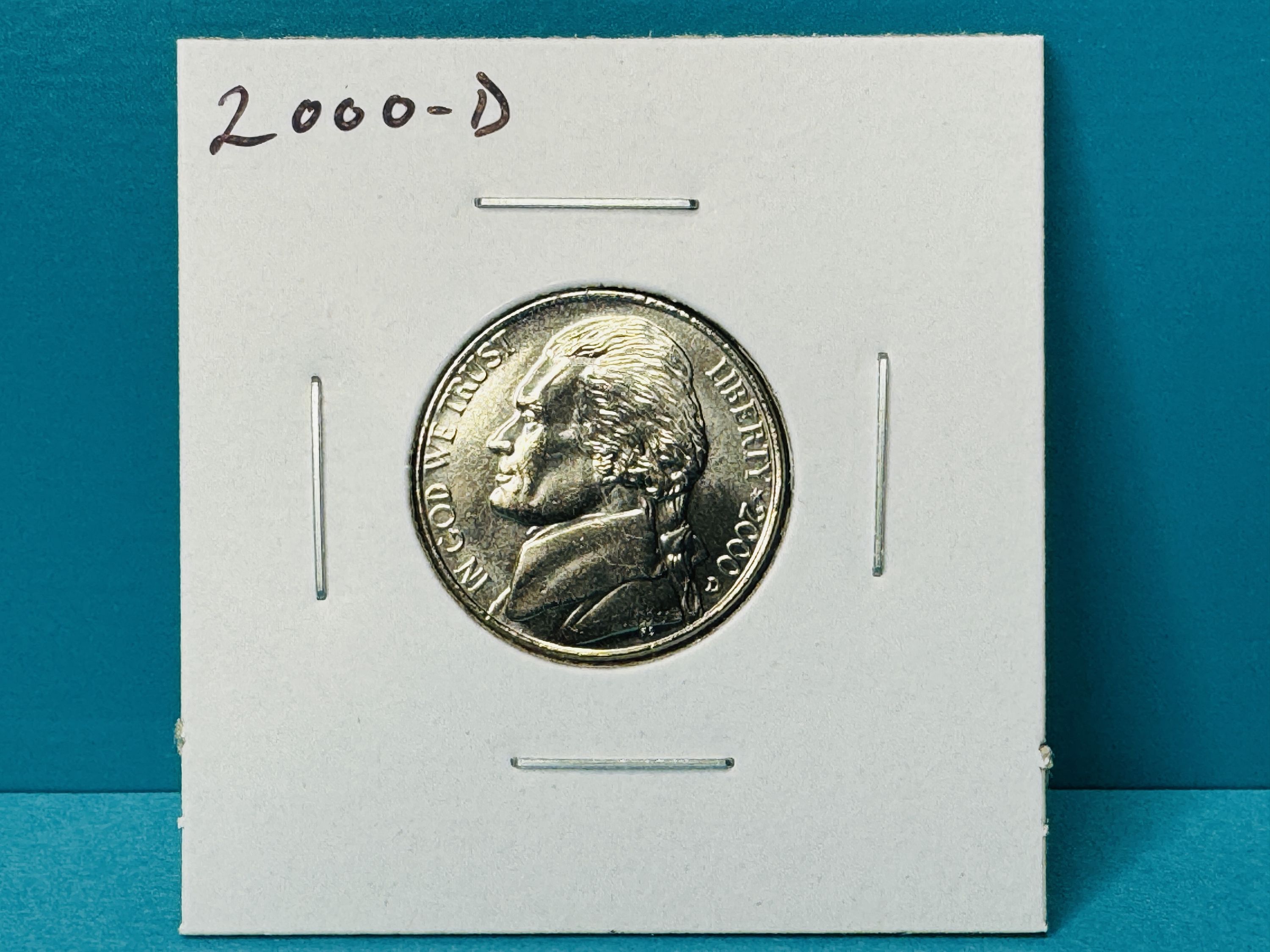 2000-D Jefferson Nickel - For Sale, Buy Now Online - Item #937093