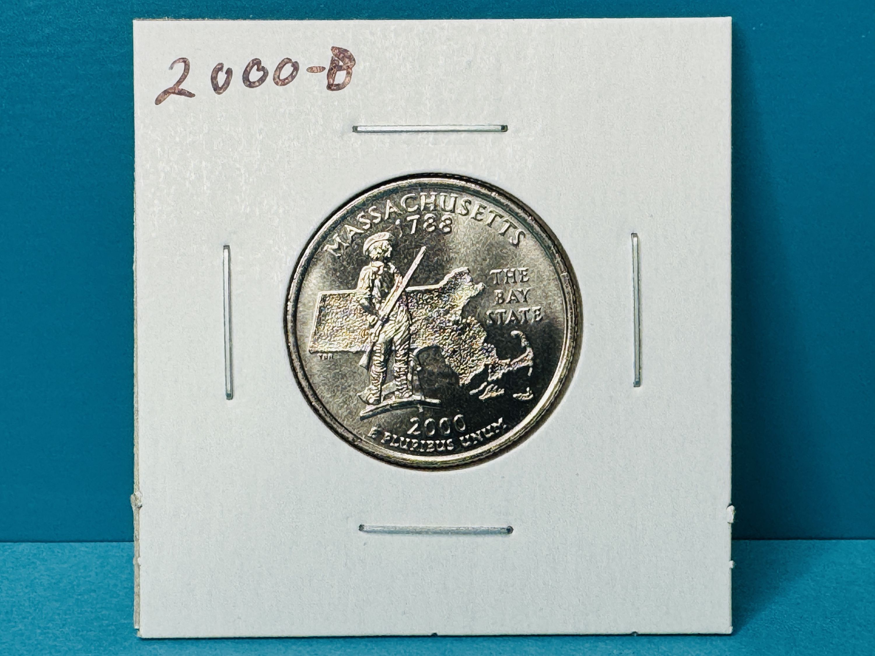 2000-D Massachusetts 50 State Quarter - For Sale, Buy Now Online - Item ...