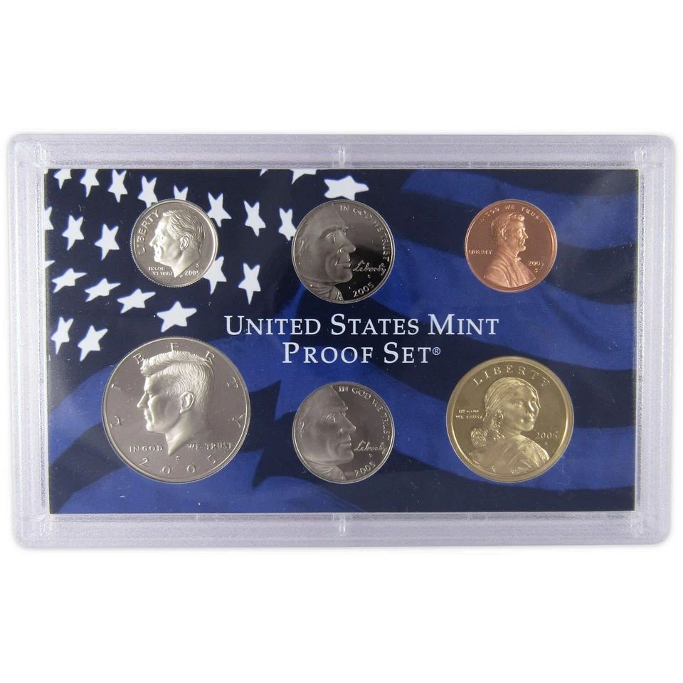 2005 Clad Proof Set U.S. Mint Original Government Packaging OGP COA ...