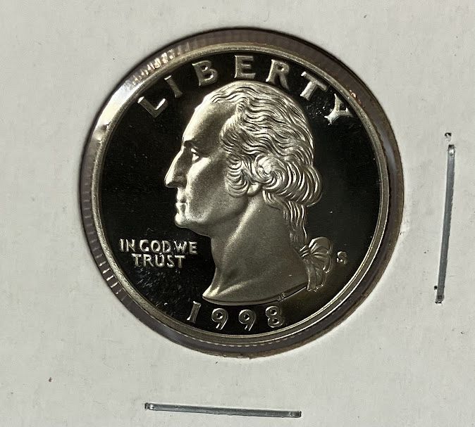 1998 S Proof Washington quarter - For Sale, Buy Now Online - Item #937212