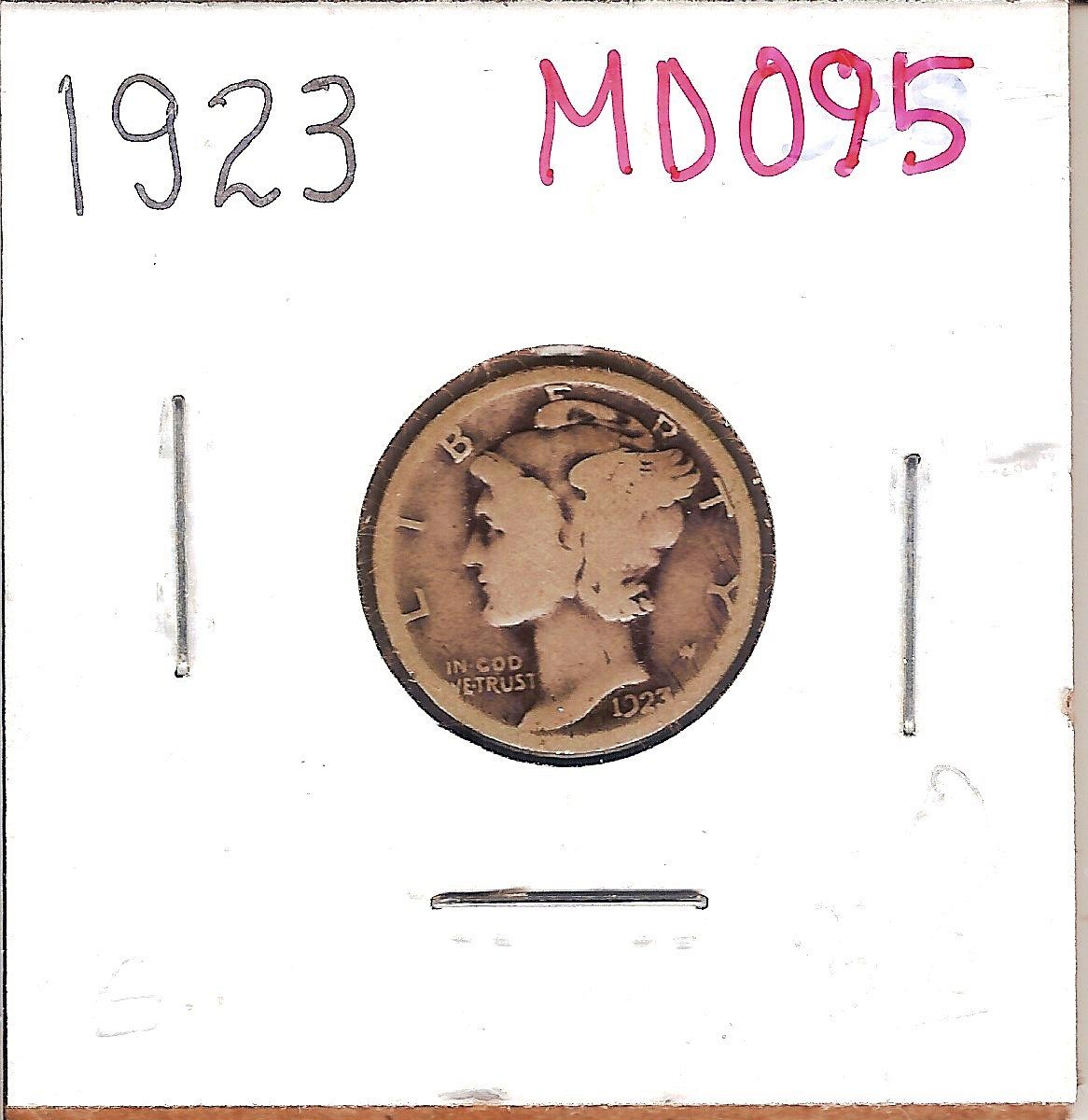 1923 Winged Liberty Dime MD095 - For Sale, Buy Now Online - Item #937244