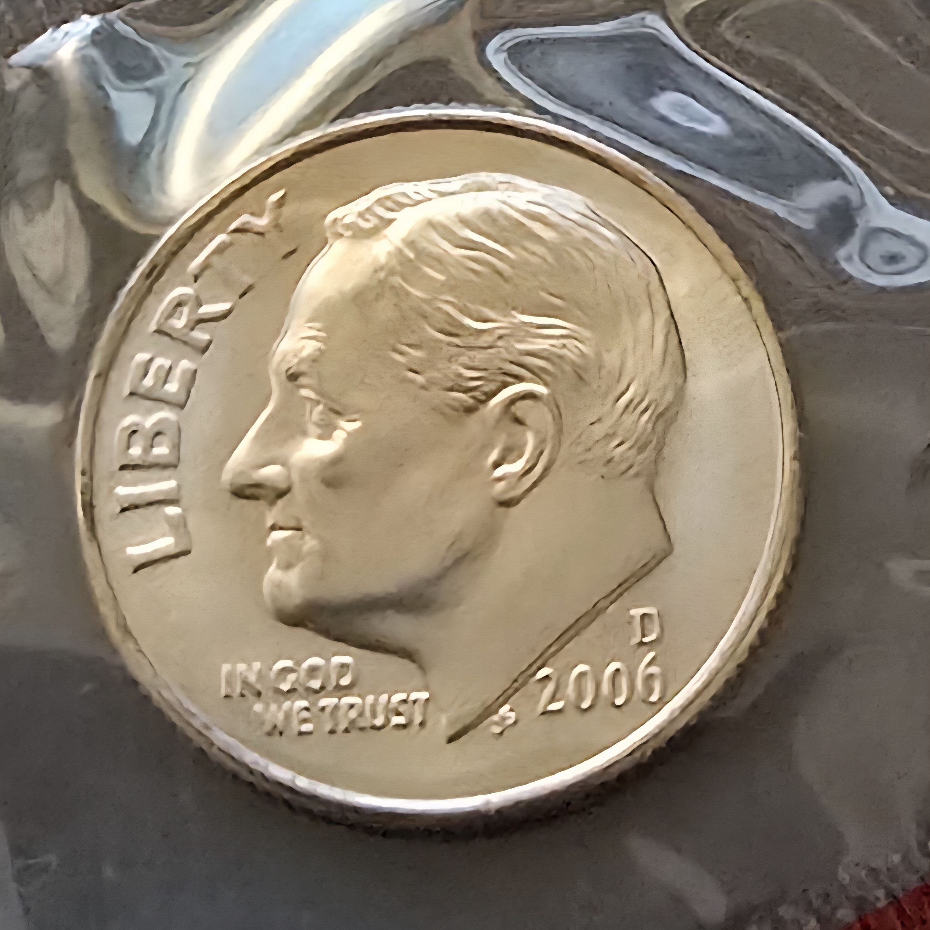 2006-D Roosevelt Dime - BU in Original Mint Cello (O16) - For Sale, Buy ...