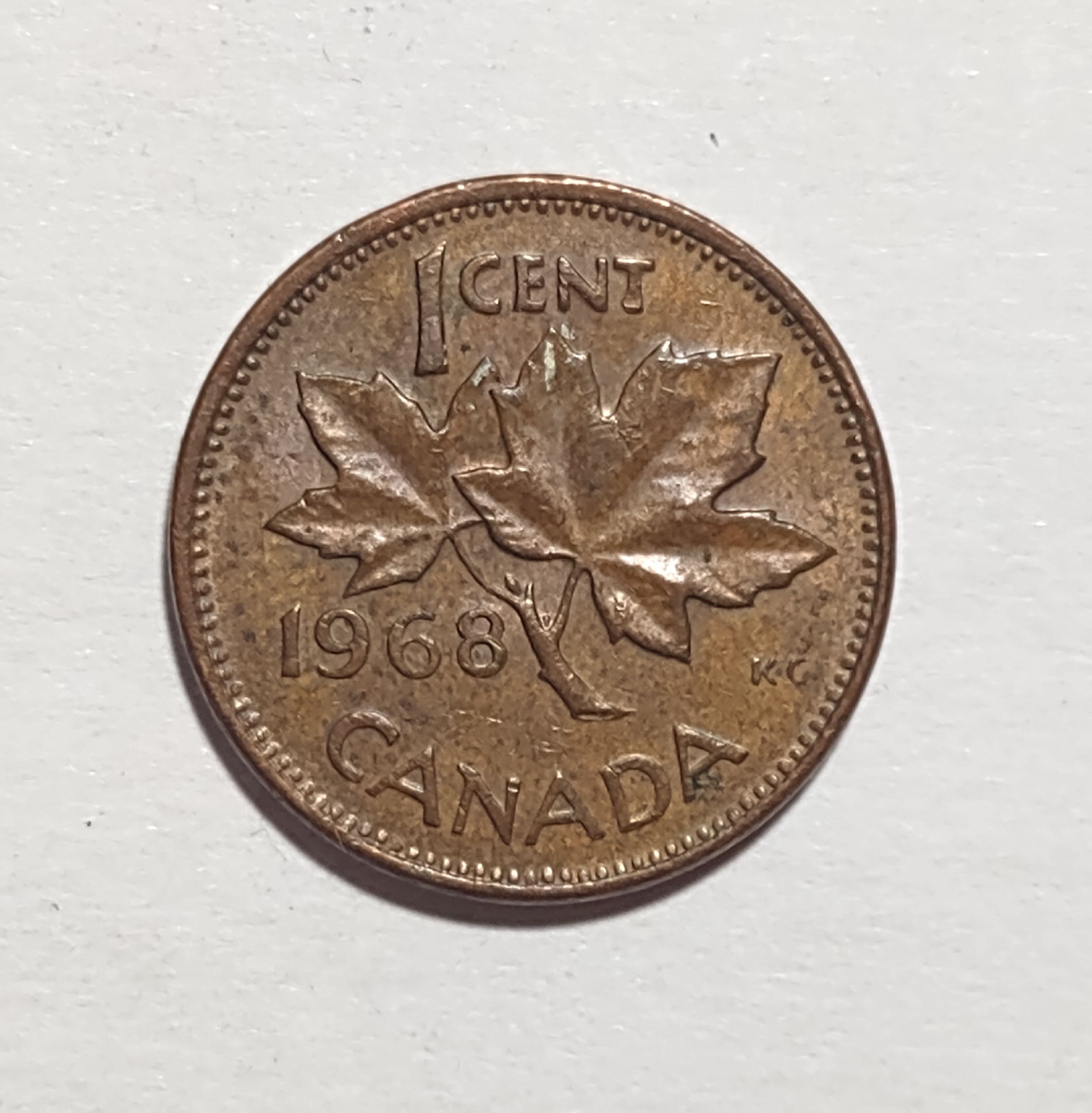 1968 Canadian Penny - For Sale, Buy Now Online - Item #937564