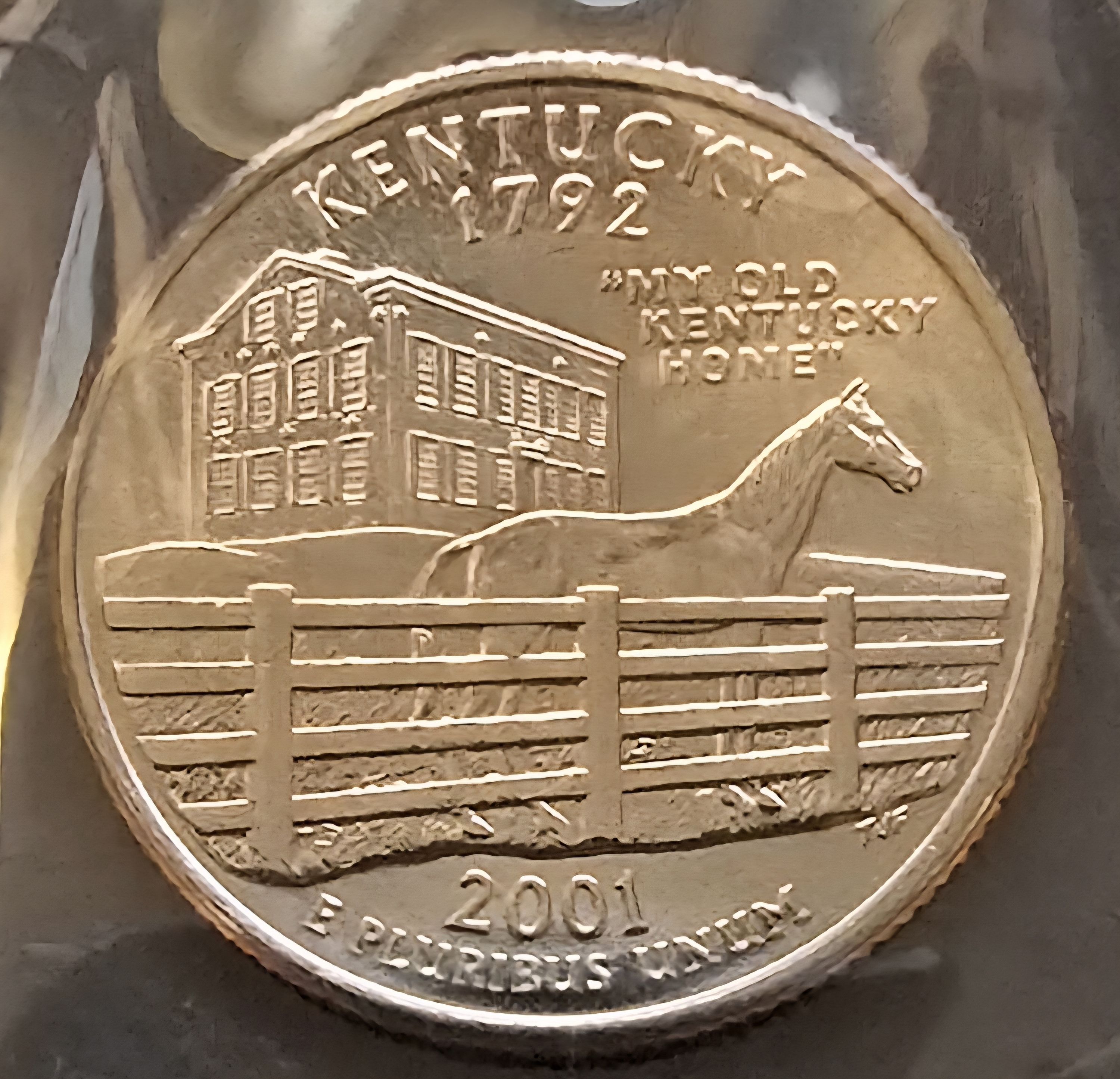 2001-P Kentucky State Quarter - BU in Original Mint Cello (O27) - For ...