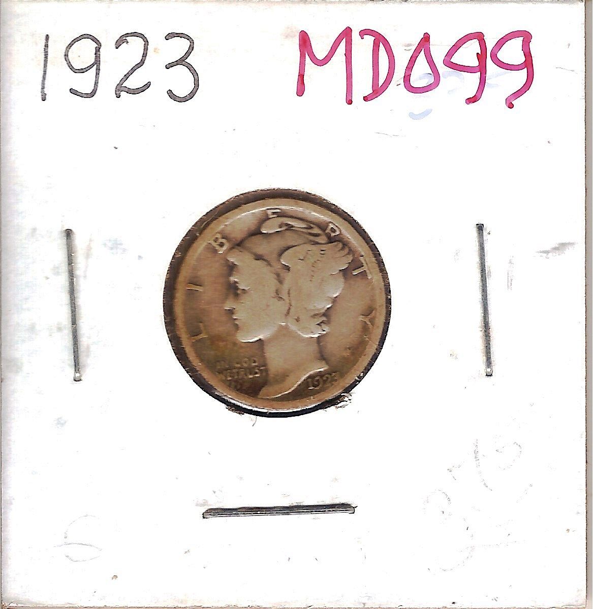 1923 Winged Liberty Dime MD099 - For Sale, Buy Now Online - Item #937935